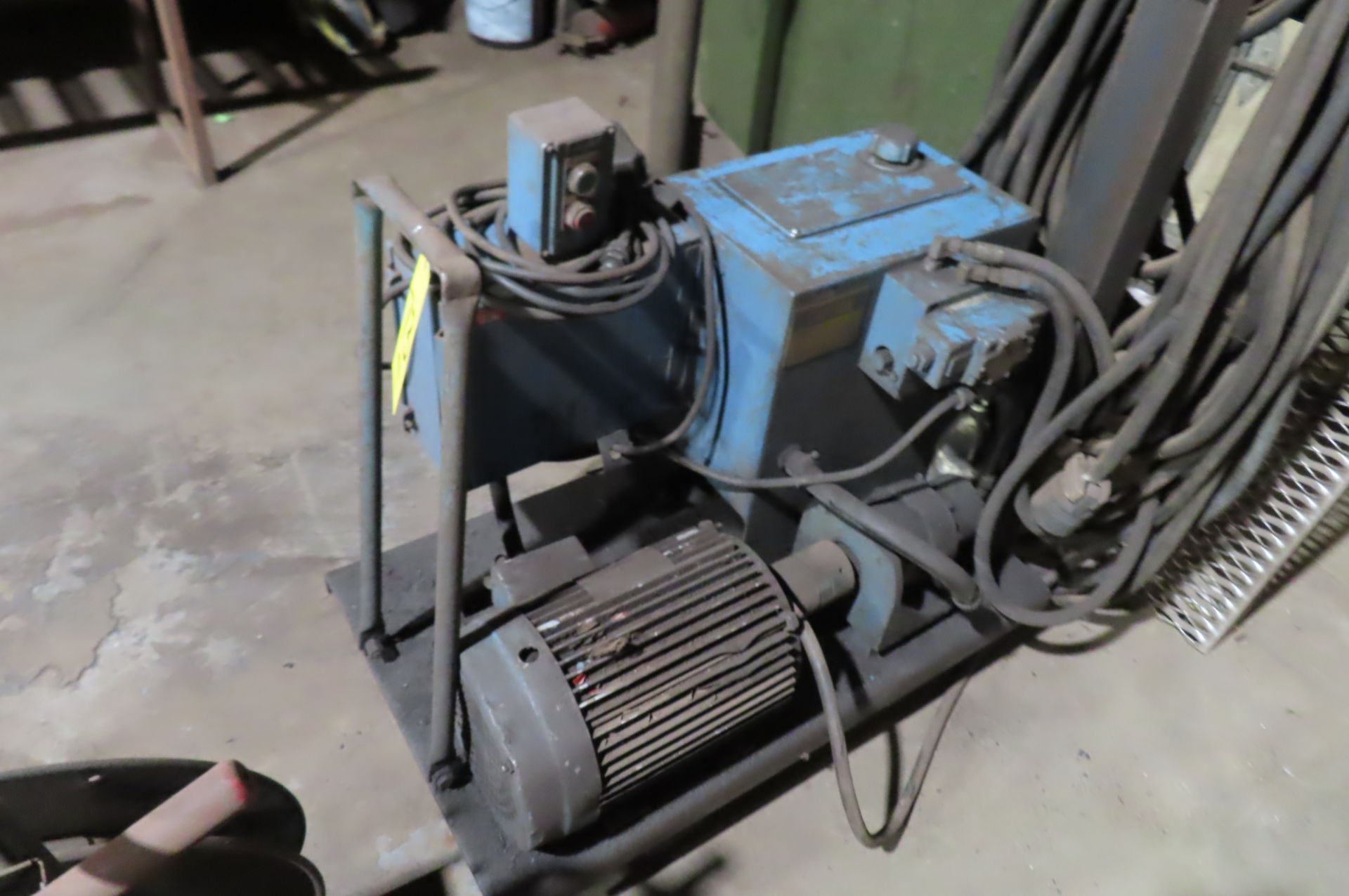 WA WHITNEY HYDRAULIC PUNCH POWER PACK (NO PUNCH), 10 HP MOTOR, HEAVY ...