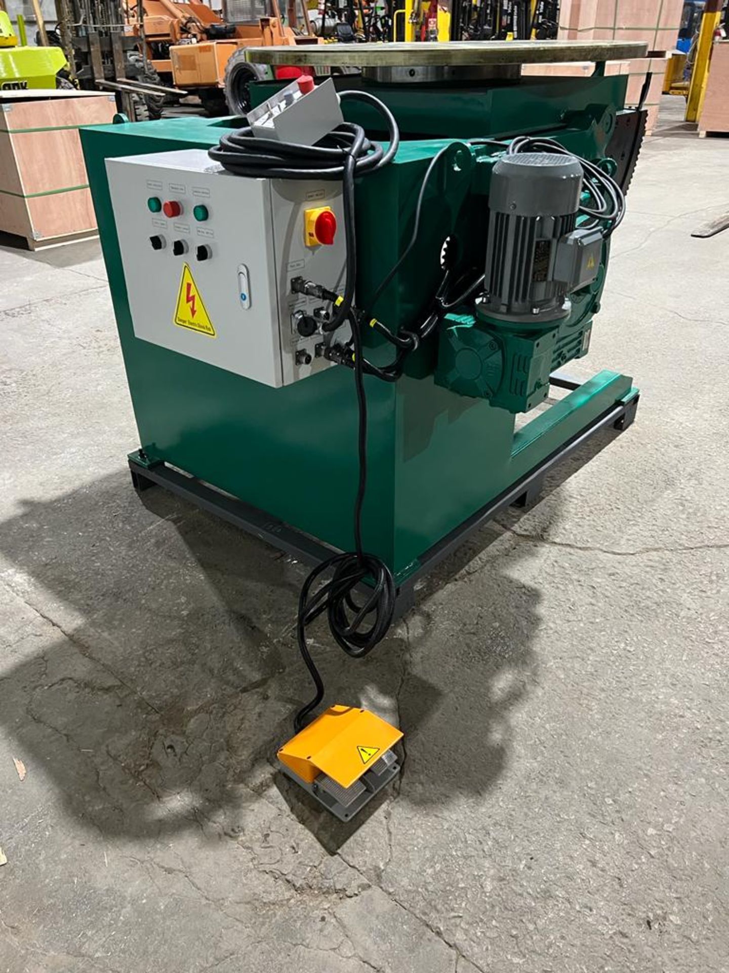 Verner model VD-5000 WELDING POSITIONER 5000lbs capacity - tilt and ...