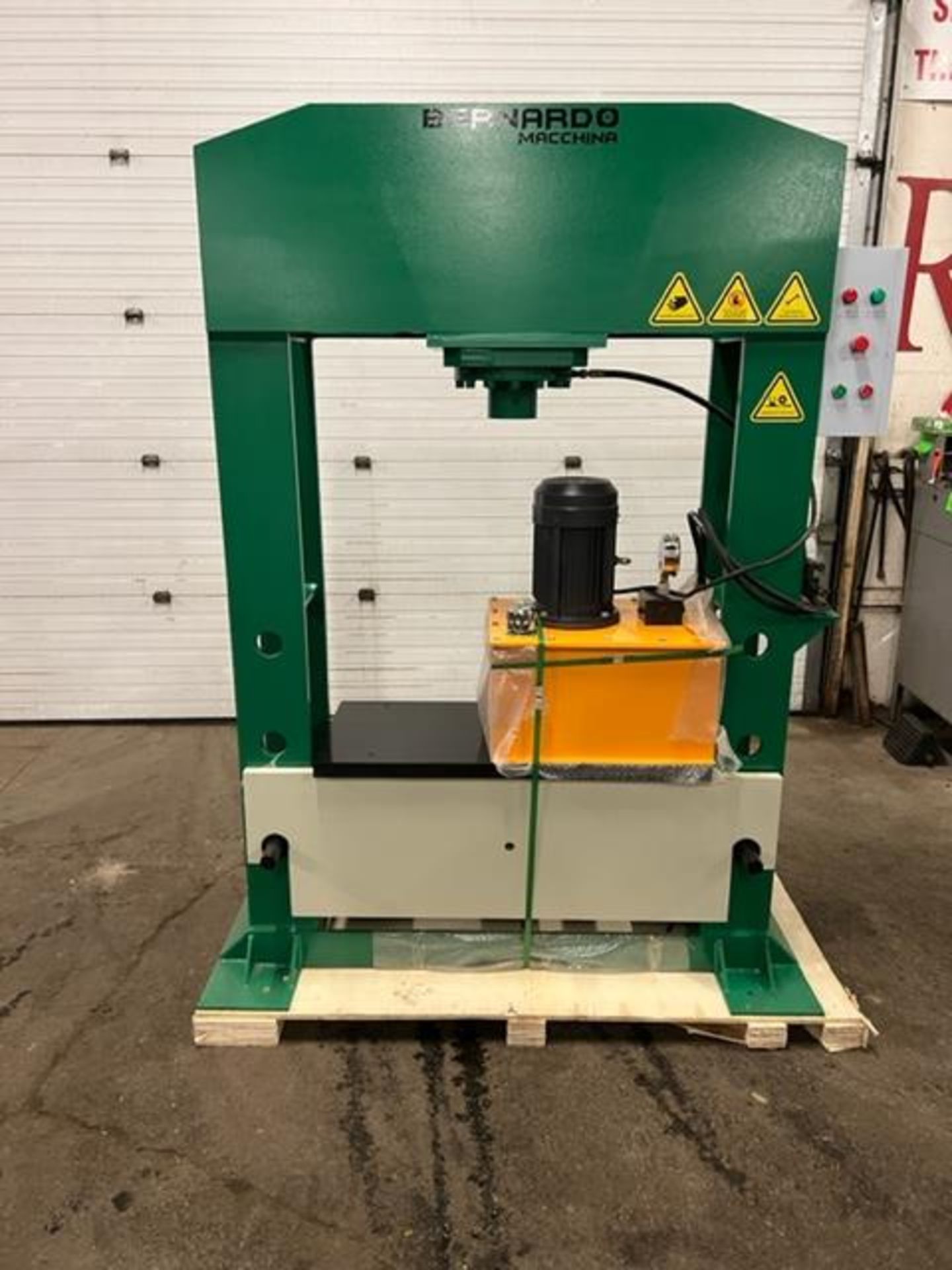 Bernardo Macchina model BHP-150 H-Frame Press 150 Ton Capacity with ...