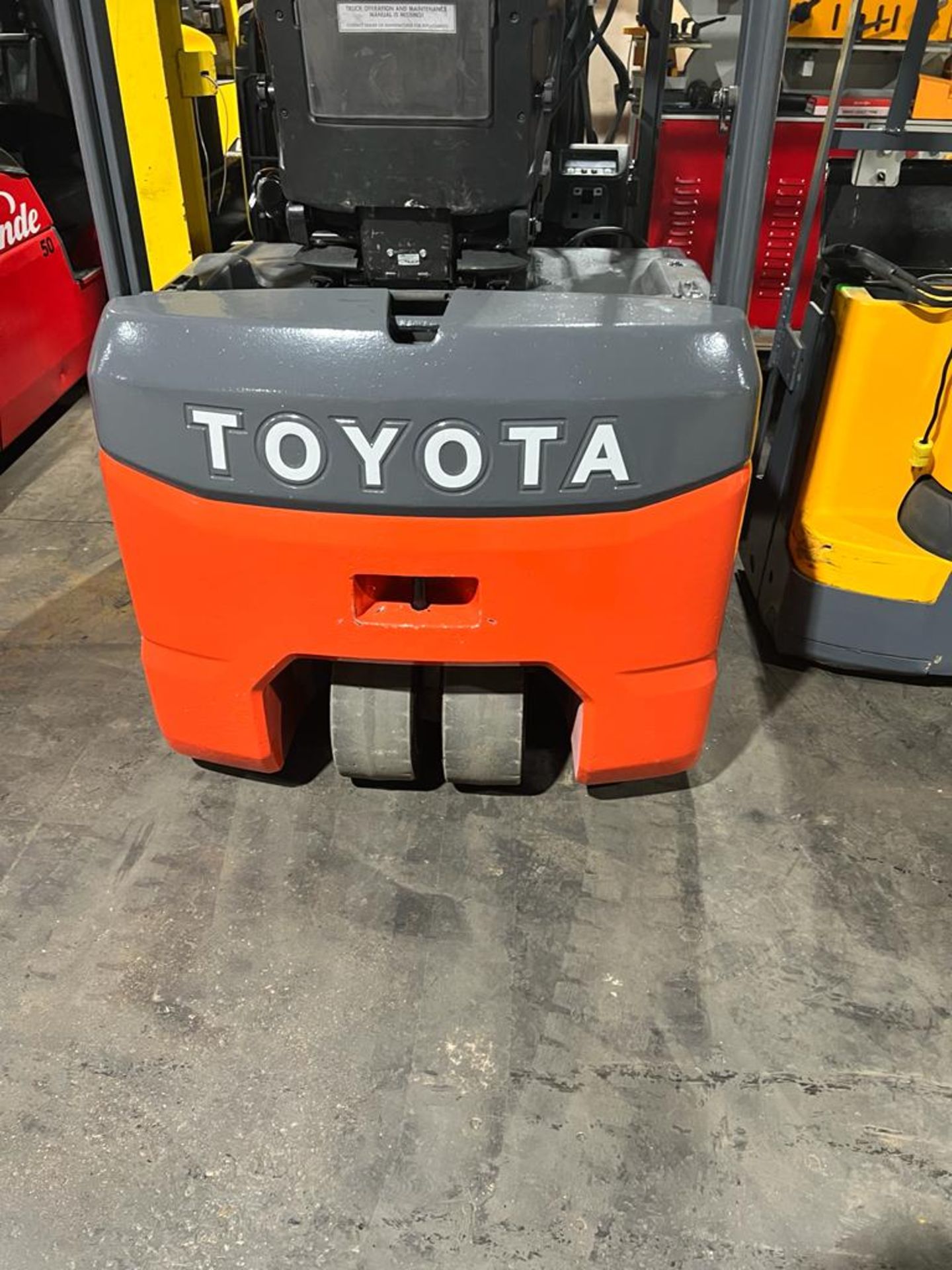 2016 Toyota 4,000lbs Capacity 3-Wheel Electric Forklift 48V with ...