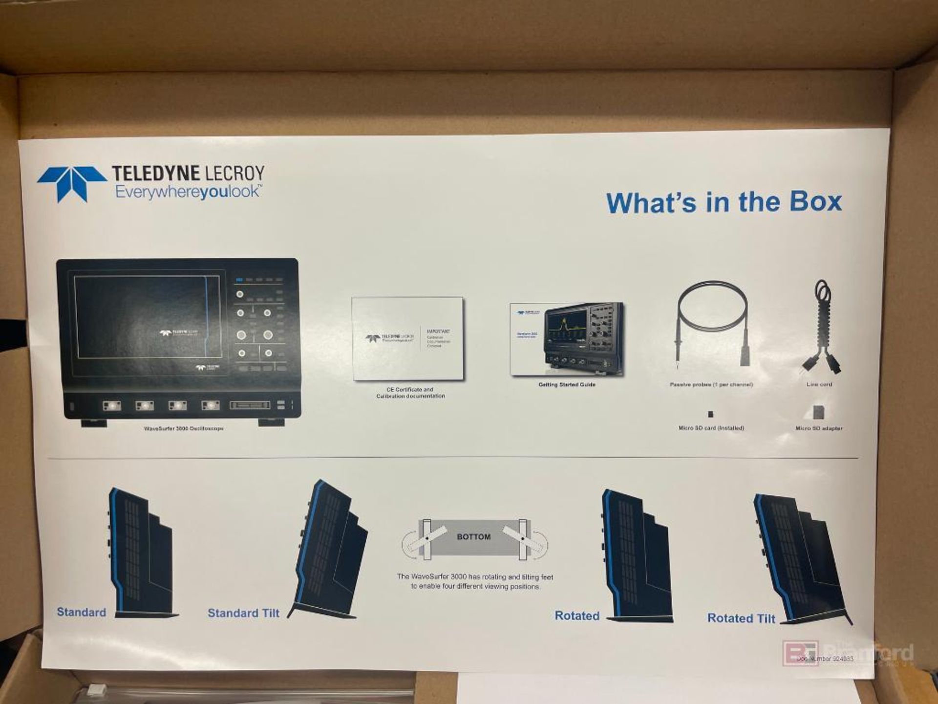 Teledyne Lecroy wavesurfer 3074 750 MHz Oscilloscope kit - New in Box