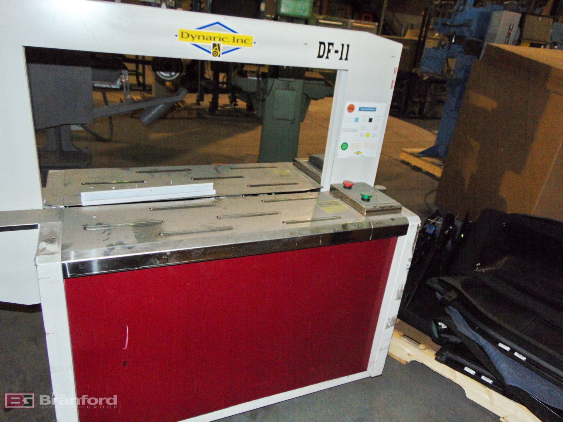 Dynaric Inc. Carton Strapping Machine, Model DF-11, 3/8" Strap, 36" x ...
