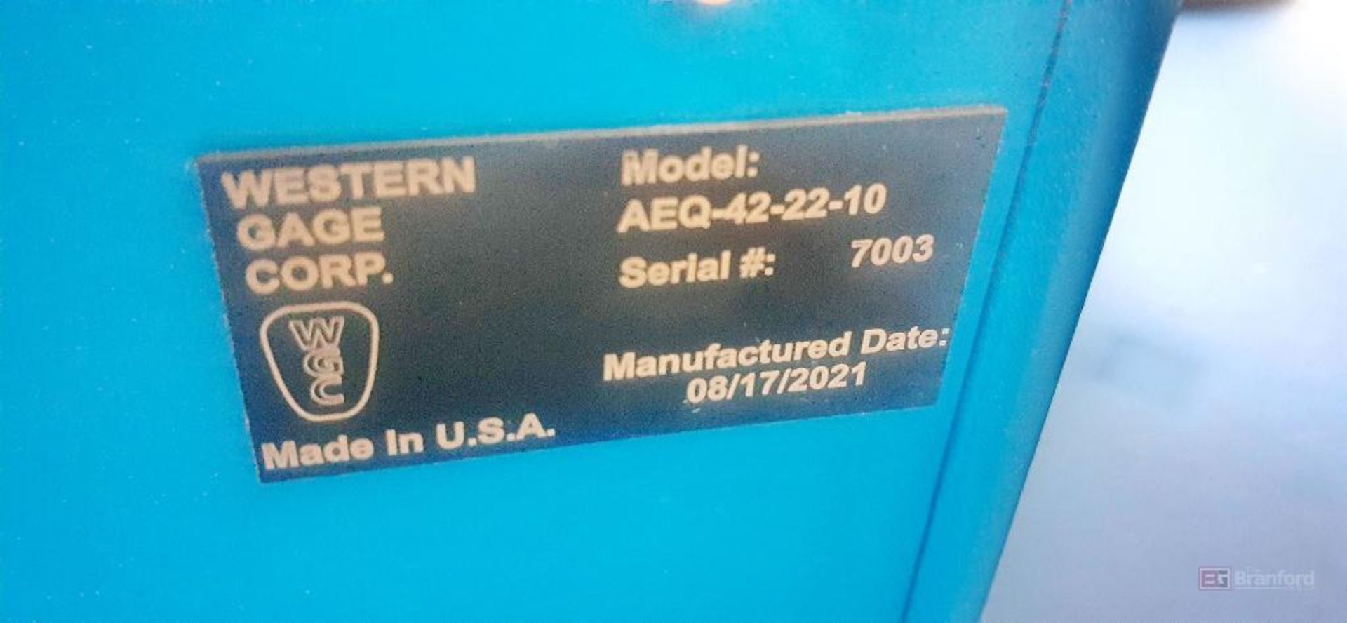 Western Gage Corporation Model AEQ-42-22-10, Micro III Gage Readout ...