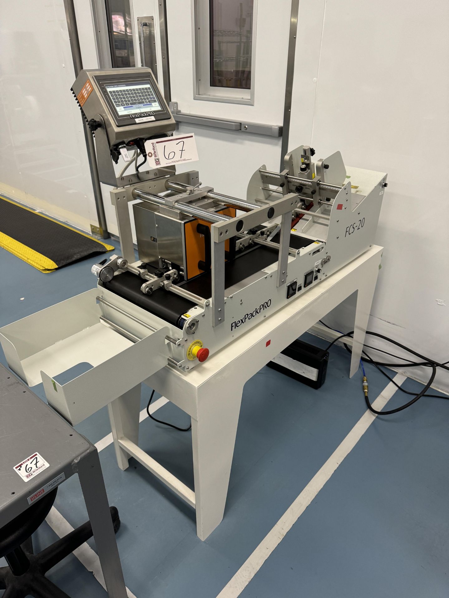 Flexpack Pro Model 130I-HP.FCS Infeed Conveyor, S/N FCS20104; w ...
