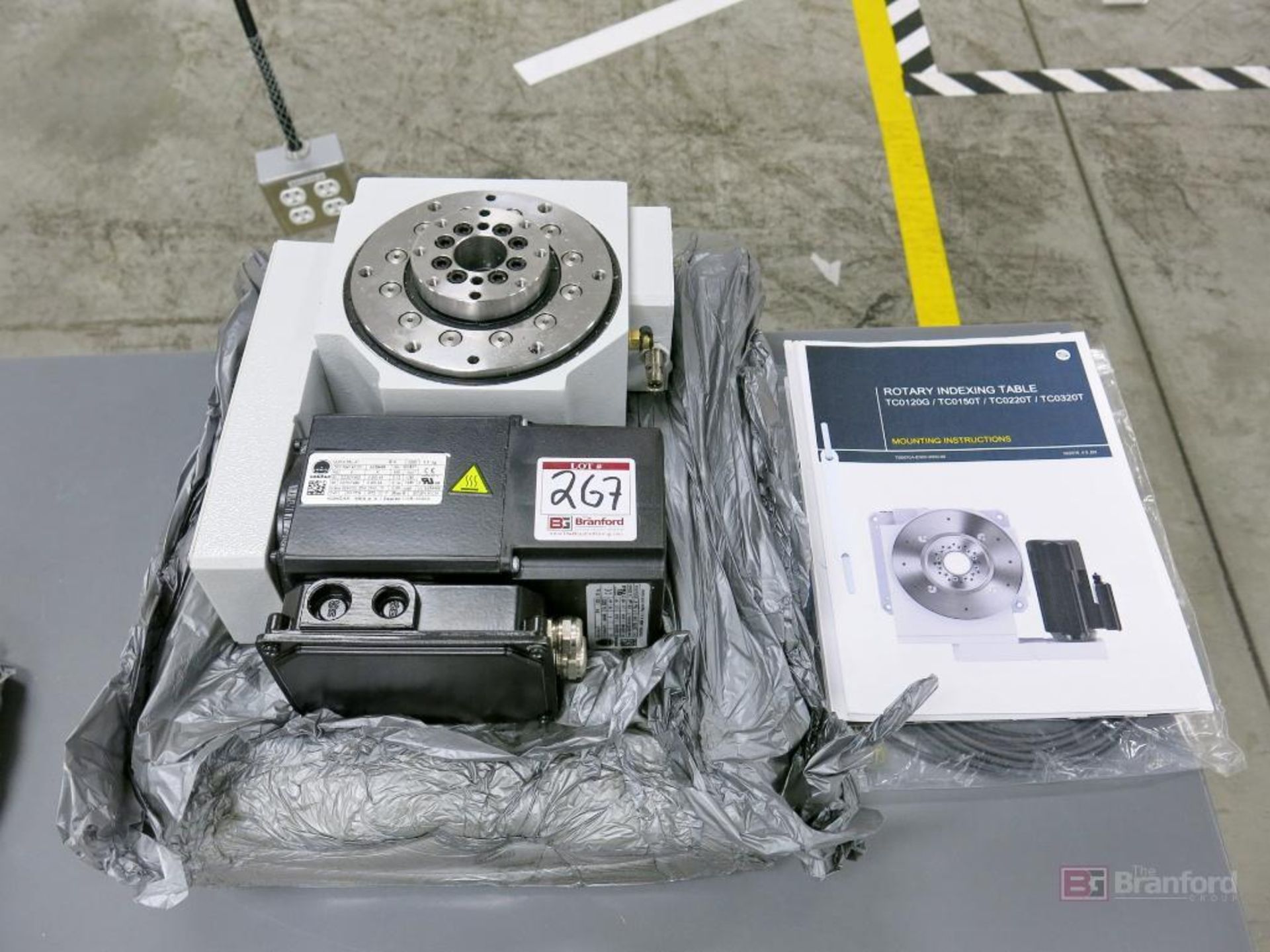 Weiss Rotating Indexing Motorized Head w/ Mes Concar Electric Motor