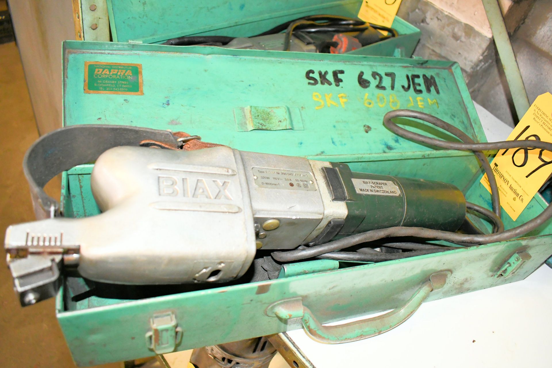 Dapra Biax Model 7ELM Electric Scraper with Case