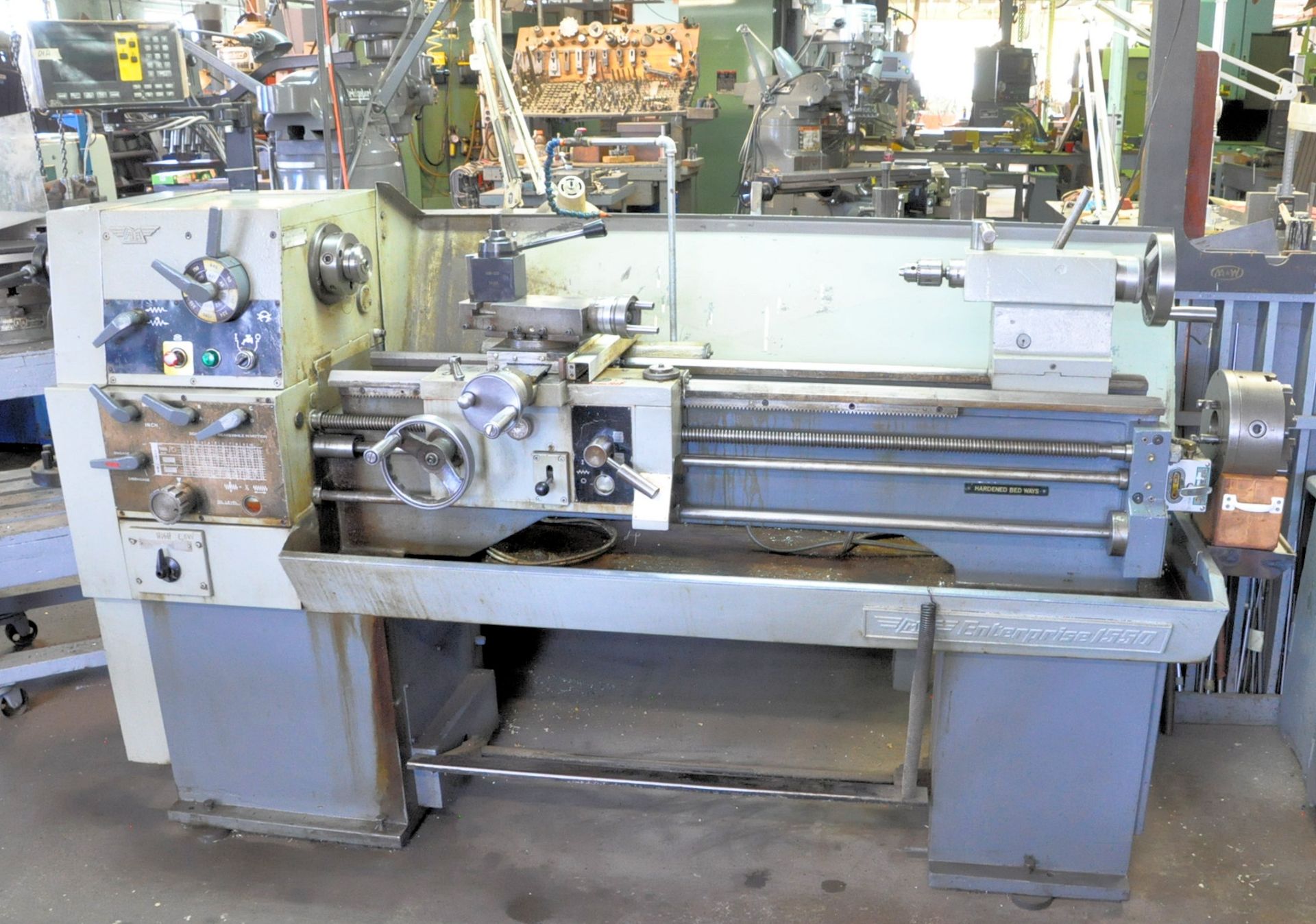 Mysore Kirloskar (MK) Enterprise Model 1550 15" x 50" Engine Lathe, S/N ...