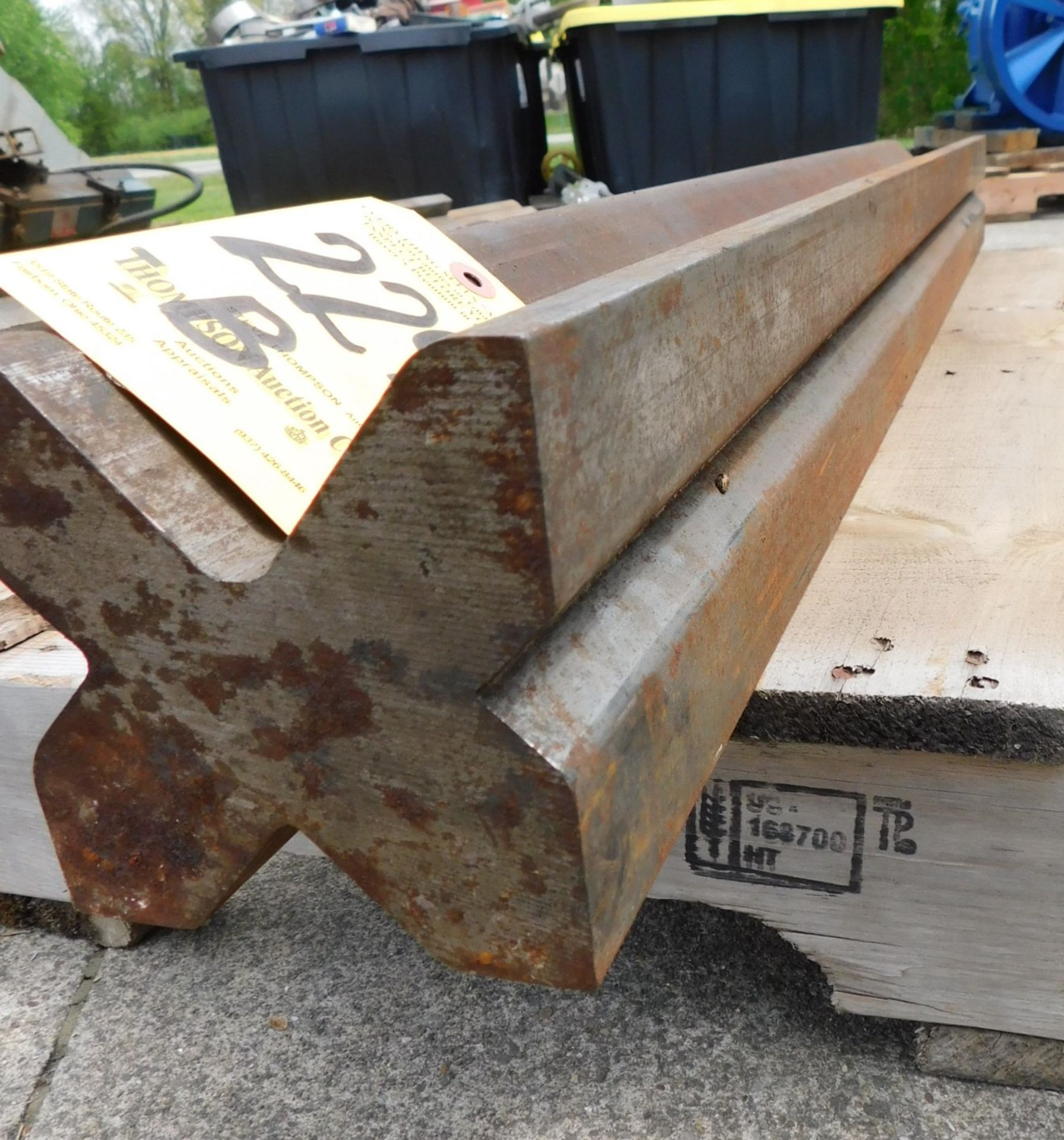 4-Way Press Brake Die, 48", 3", 2", 1 1/2" and 1" Openings