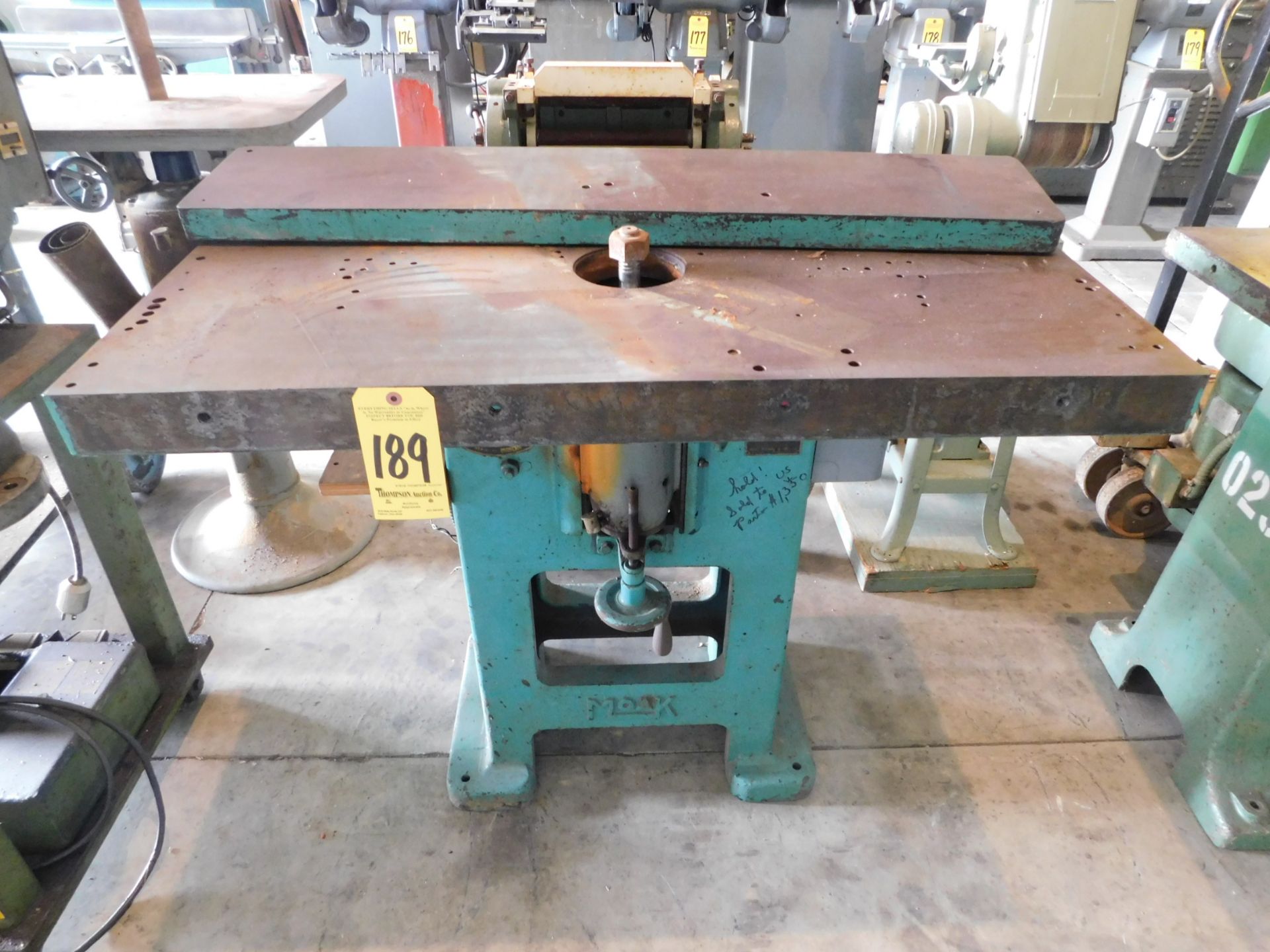 Moak Shaper, s/n 7179, 3 HP, 220/440/3/60