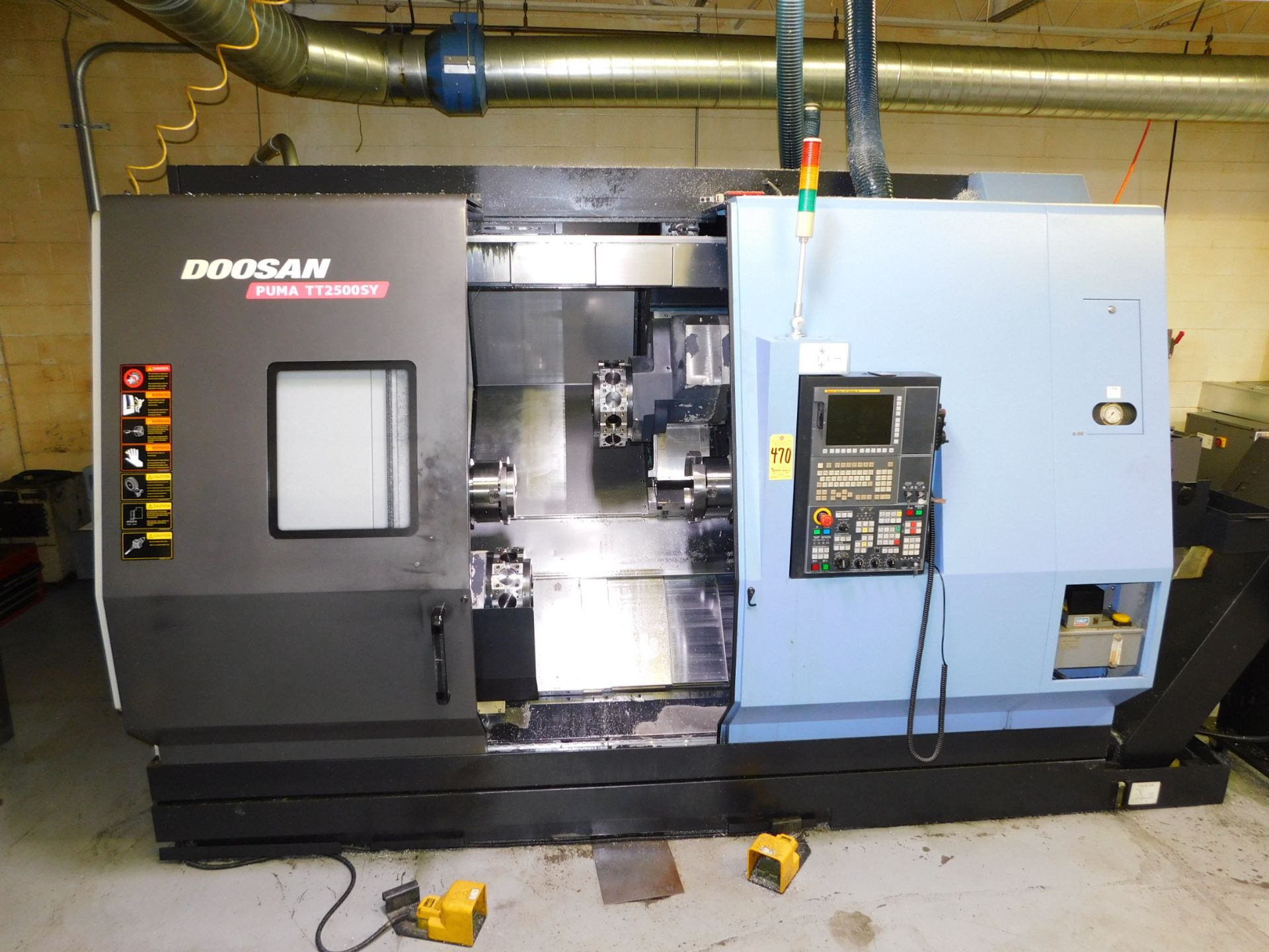 Doosan Model Puma TT 2500 SY CNC Turning Center, s/n ML0186, New 2014 ...