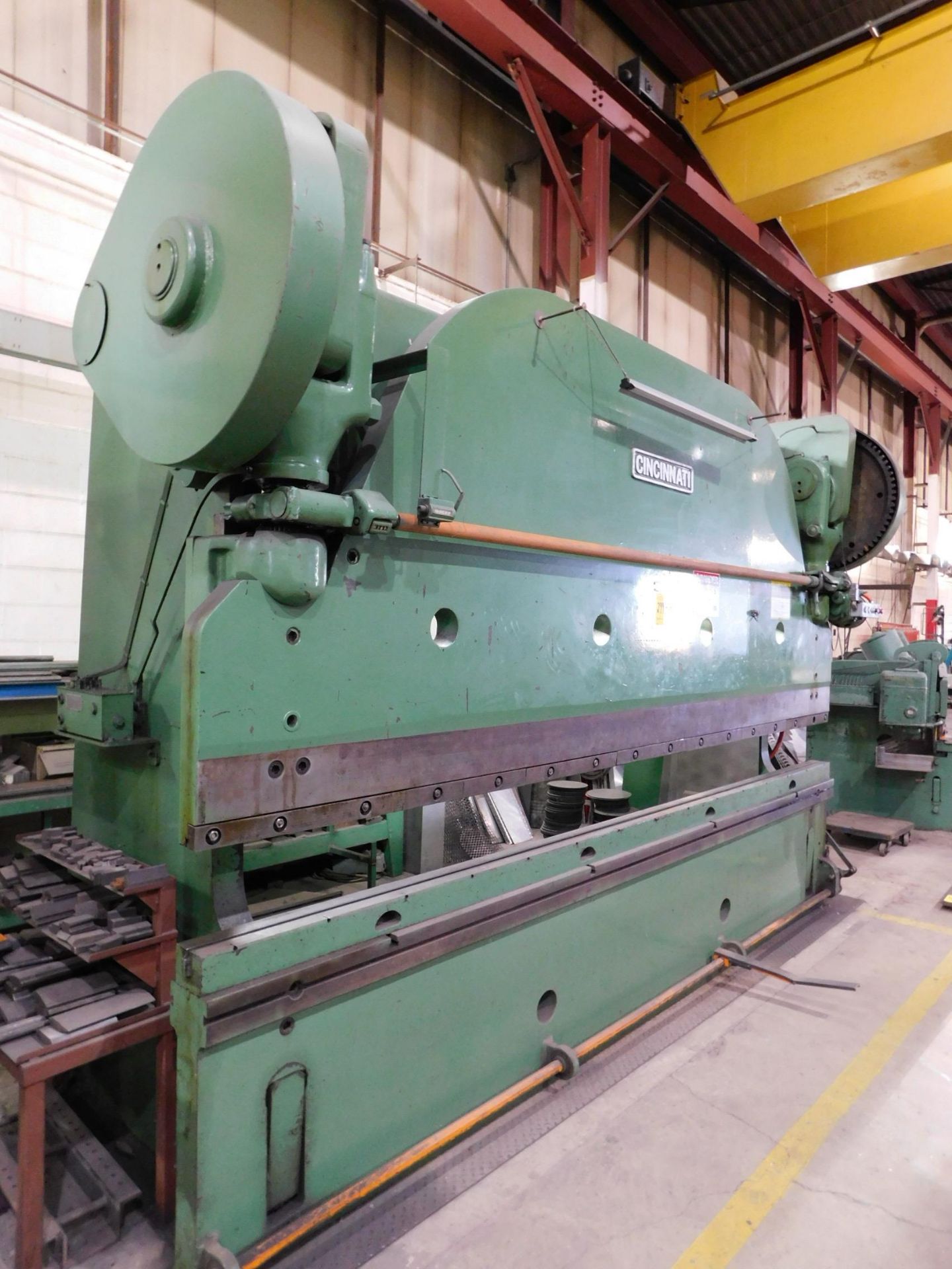 Cincinnati Model 130-12' Mechanical Press Brake, s/n 26417, 300 Ton, 14 ...