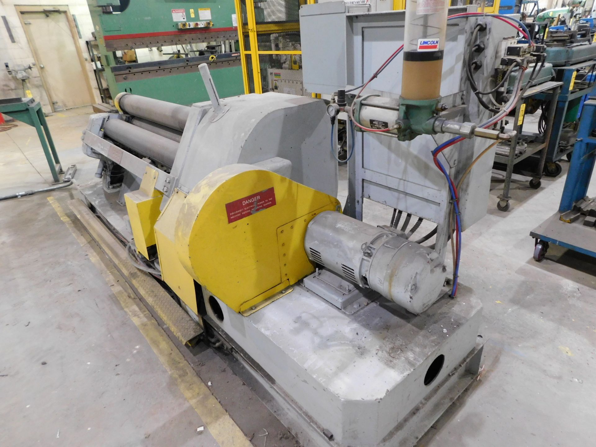 Webb Model R3L-R-7005 Power Initial Pinch Roll, s/n 7830, 5' X 1/4 ...