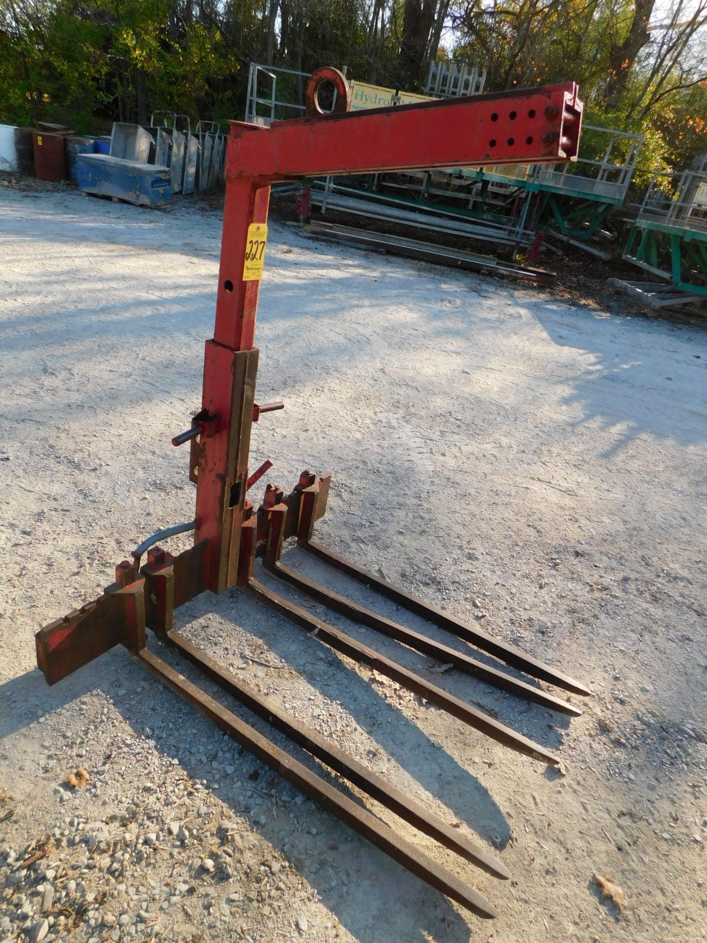 Cube Forklift Attachment for Brick and Block Handling