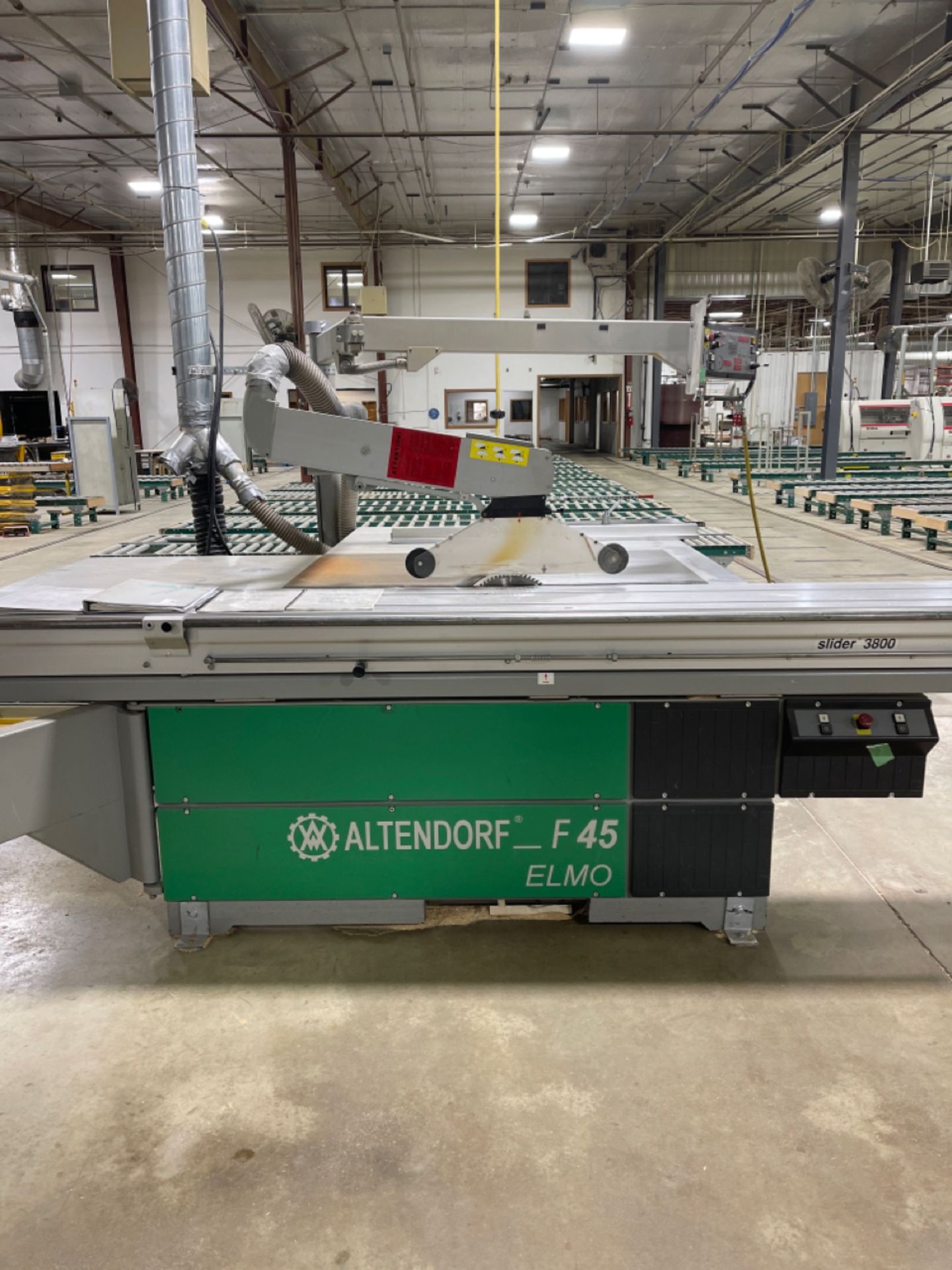 1997 ALTENDORF F45 Elmo Sliding Table Saw, M/N- 45 ELMO, S/N- 97-03-128 ...