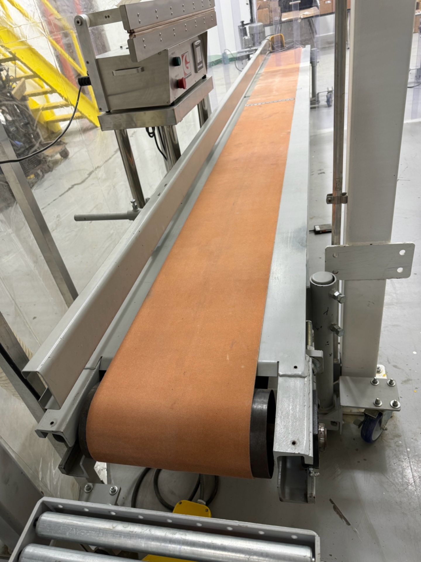Motorized Conveyor Belt w/ Controls & Foot Control, Inverter Duty Motor ...