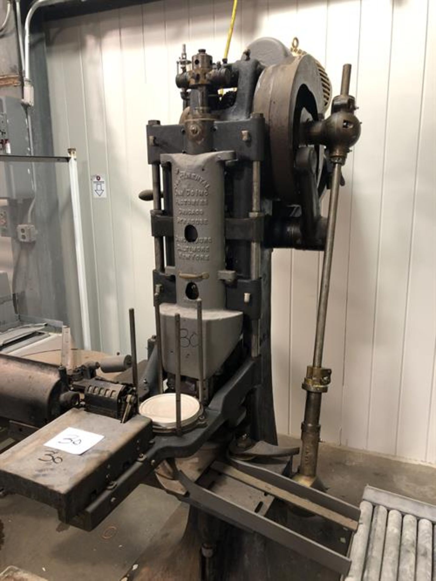 Continental Can model D3 Can Seamer set on 603 diameter - Atmospheric ...