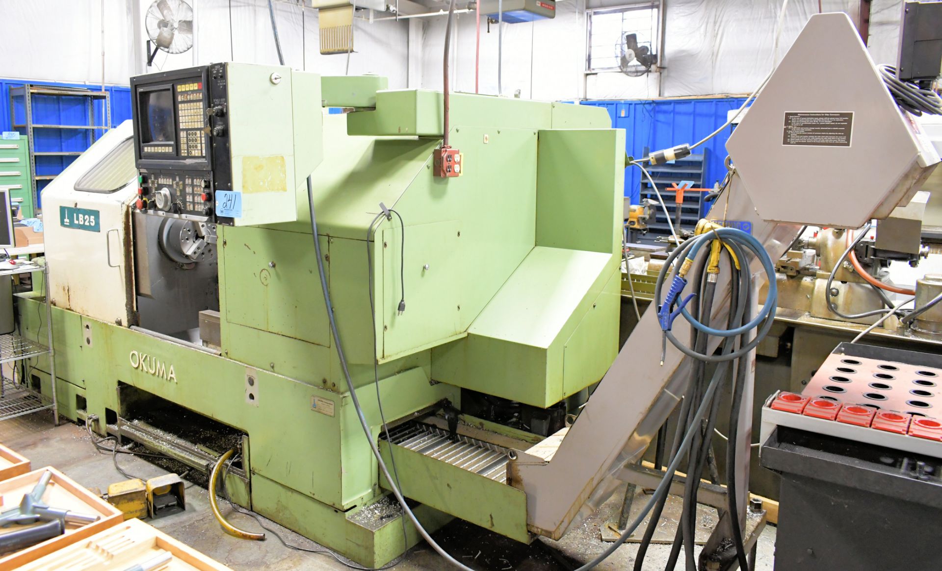 Okuma LB25 CNC Turning Center, S/n 0607.14400, Okuma CNC Controller, 10 ...