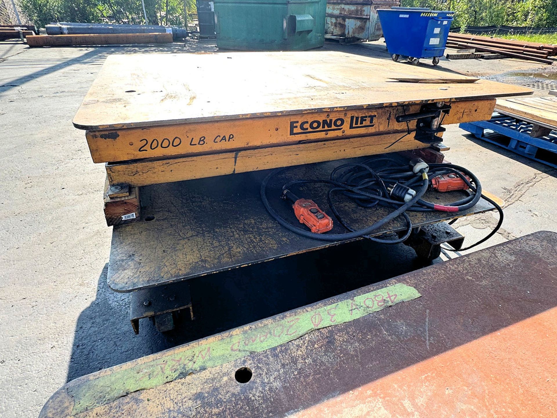 Econo-Lift 2,000 Lb. Lifting Tables, Electric (Located at: 32971 ...
