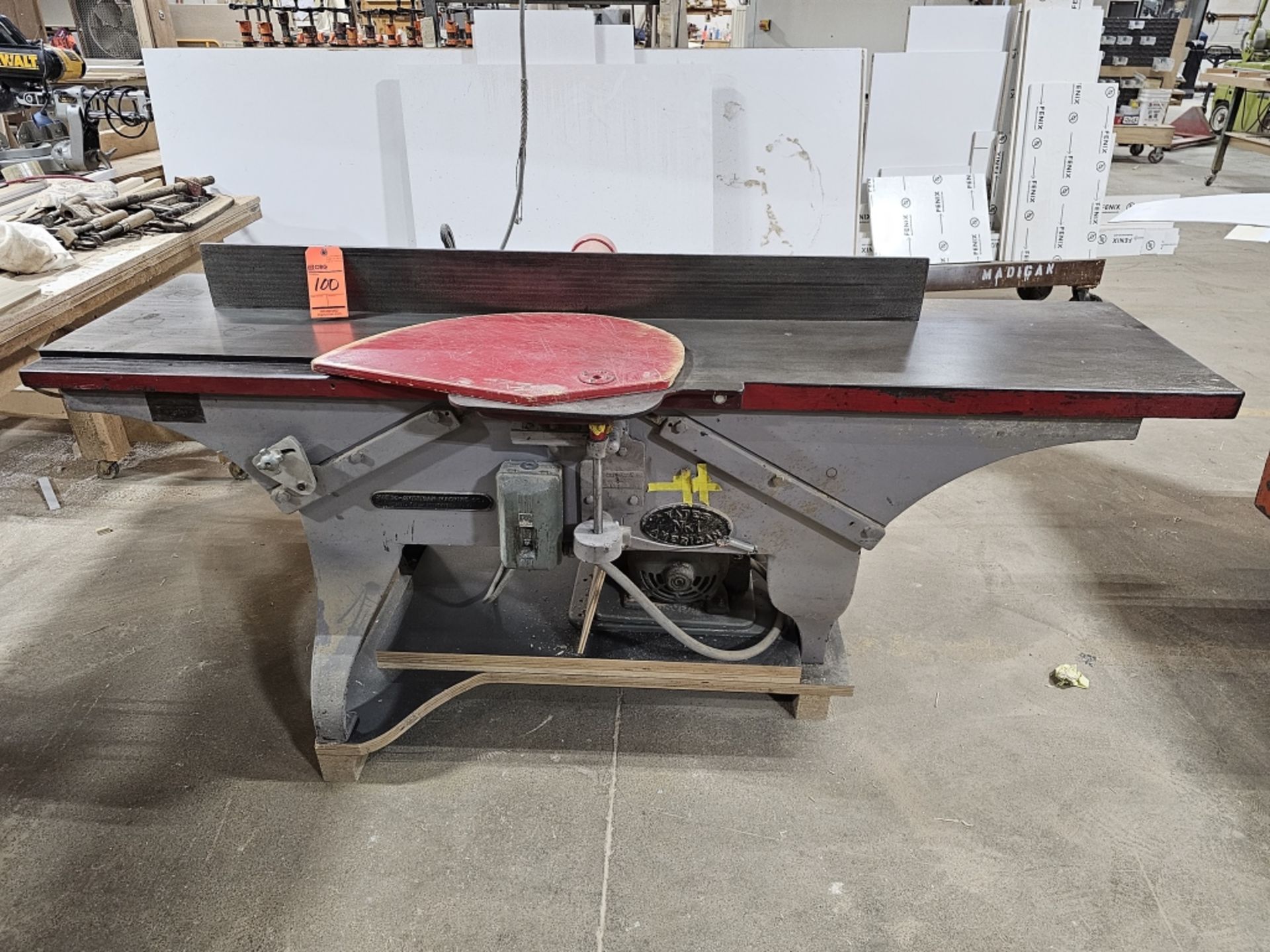 Yates American Number 1 Pattern Maker 24" Jointer With Adjustable Fence ...