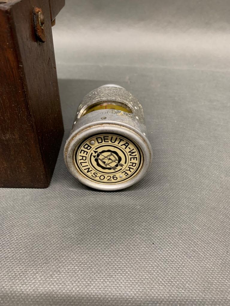 Third Reich German WW2 Interest A Vintage cased hand tachometer marked ...
