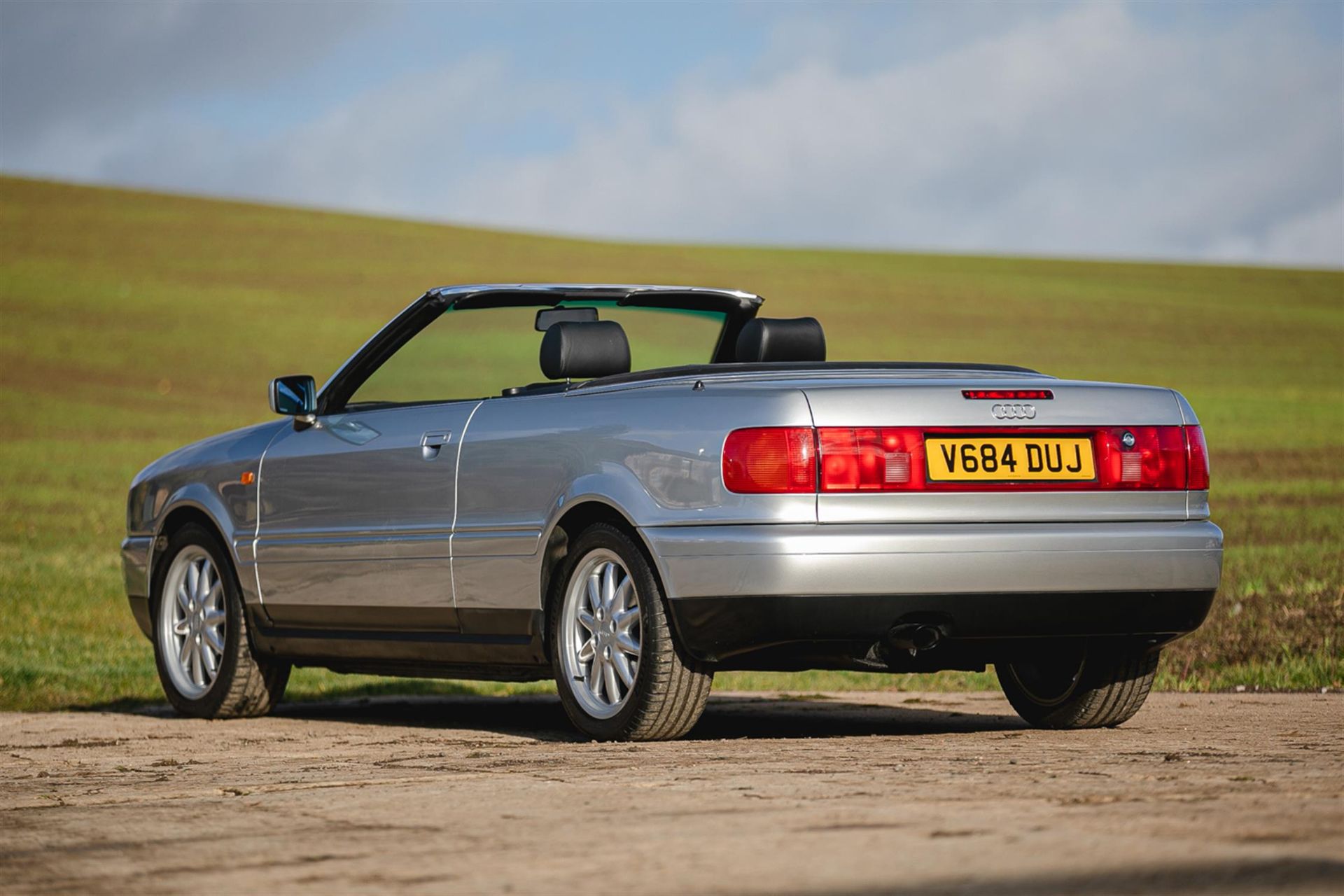Audi 80 Cabriolet 1.8-litre 20v in Light Silver benefitting from a very ...