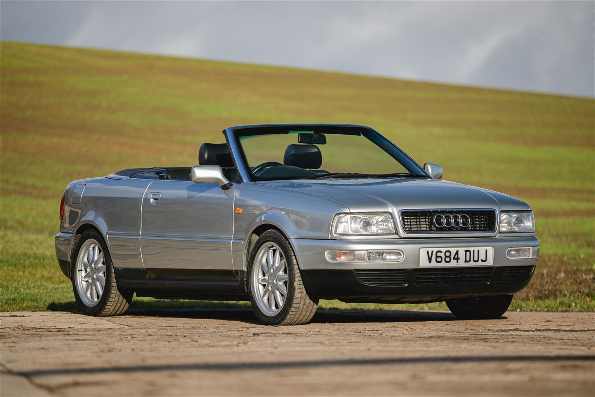 Audi 80 Cabriolet 1.8-litre 20v in Light Silver benefitting from a very ...