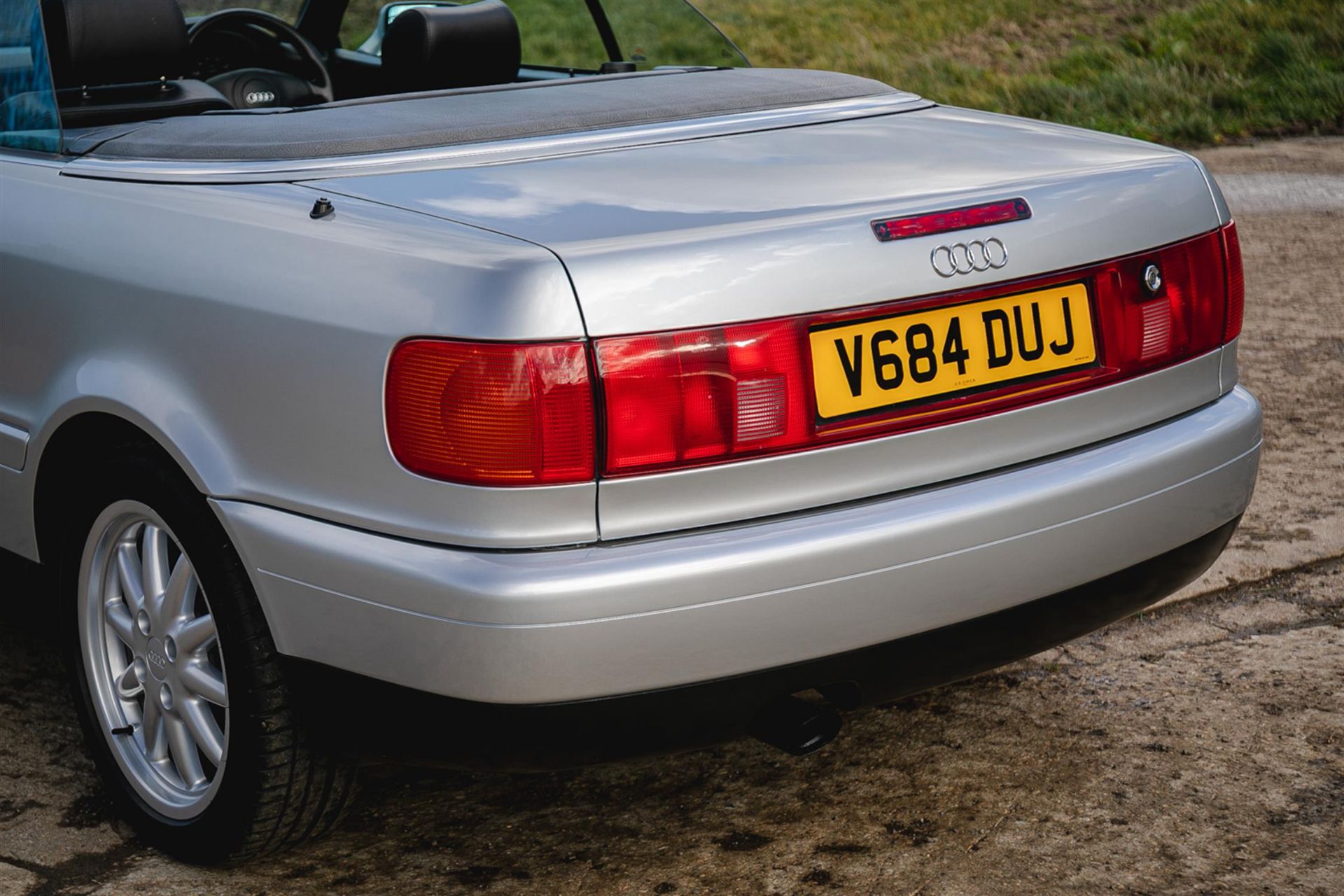 Audi 80 Cabriolet 1.8-litre 20v in Light Silver benefitting from a very ...