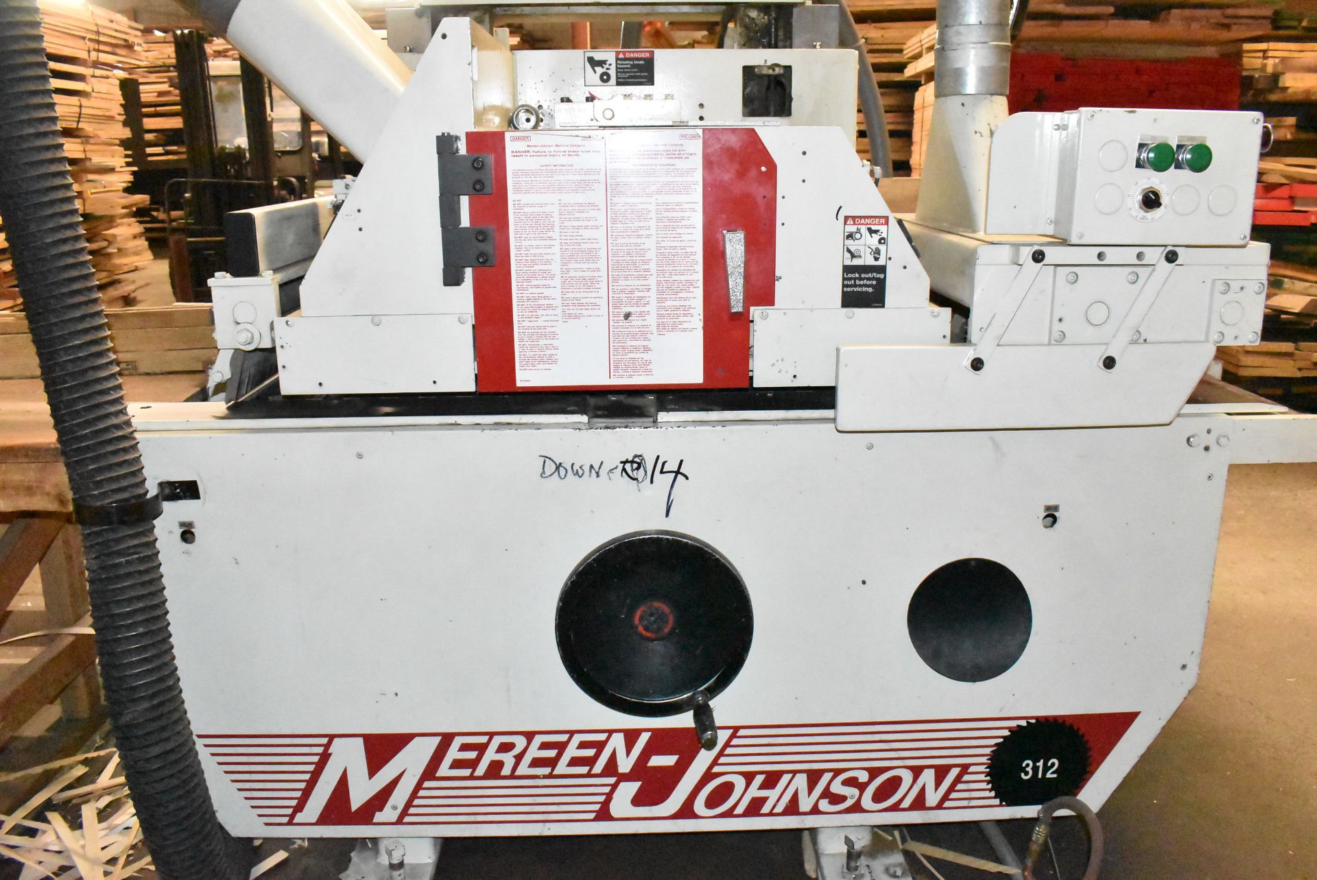 MEREEN-JOHNSON (2013) 312-DC-J-OPH GANG RIP SAW WITH 24" CAPACITY, 50 ...