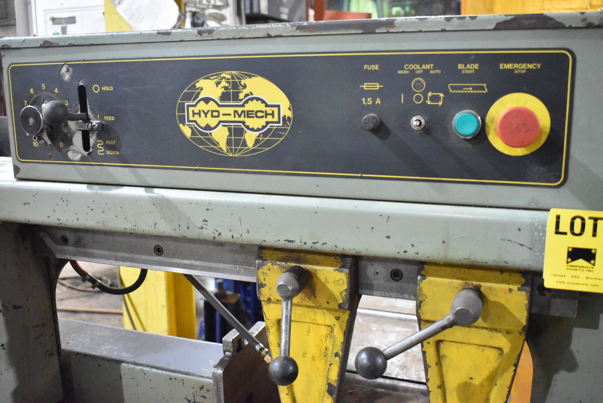 HYD-MECH S-20 SERIES II HORIZONTAL BAND SAW WITH 24"X13" CAPACITY ...