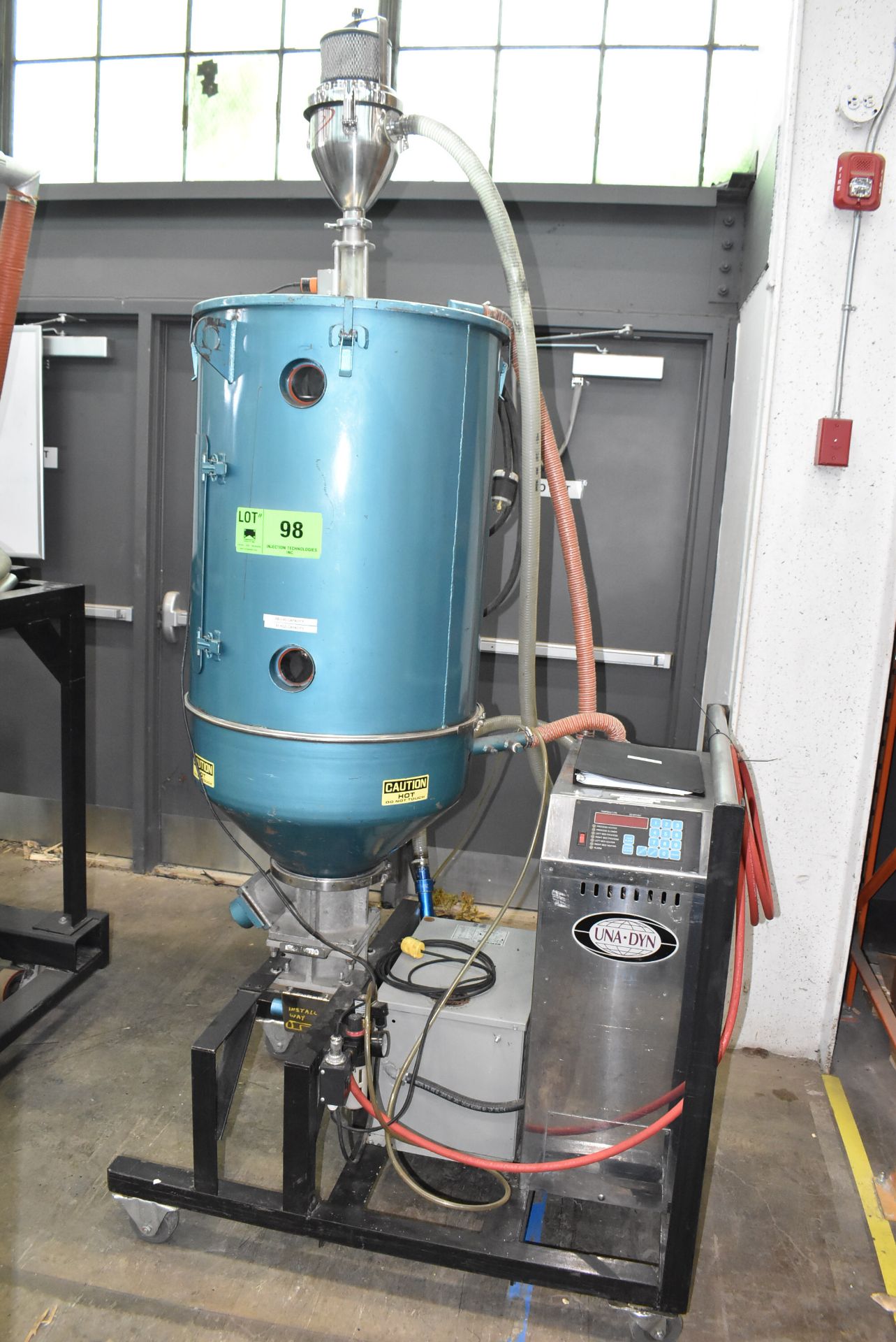 { Choice of lots: 98 } UNA-DYN UDC-36 200 LBS CAPACITY PORTABLE HOT AIR ...
