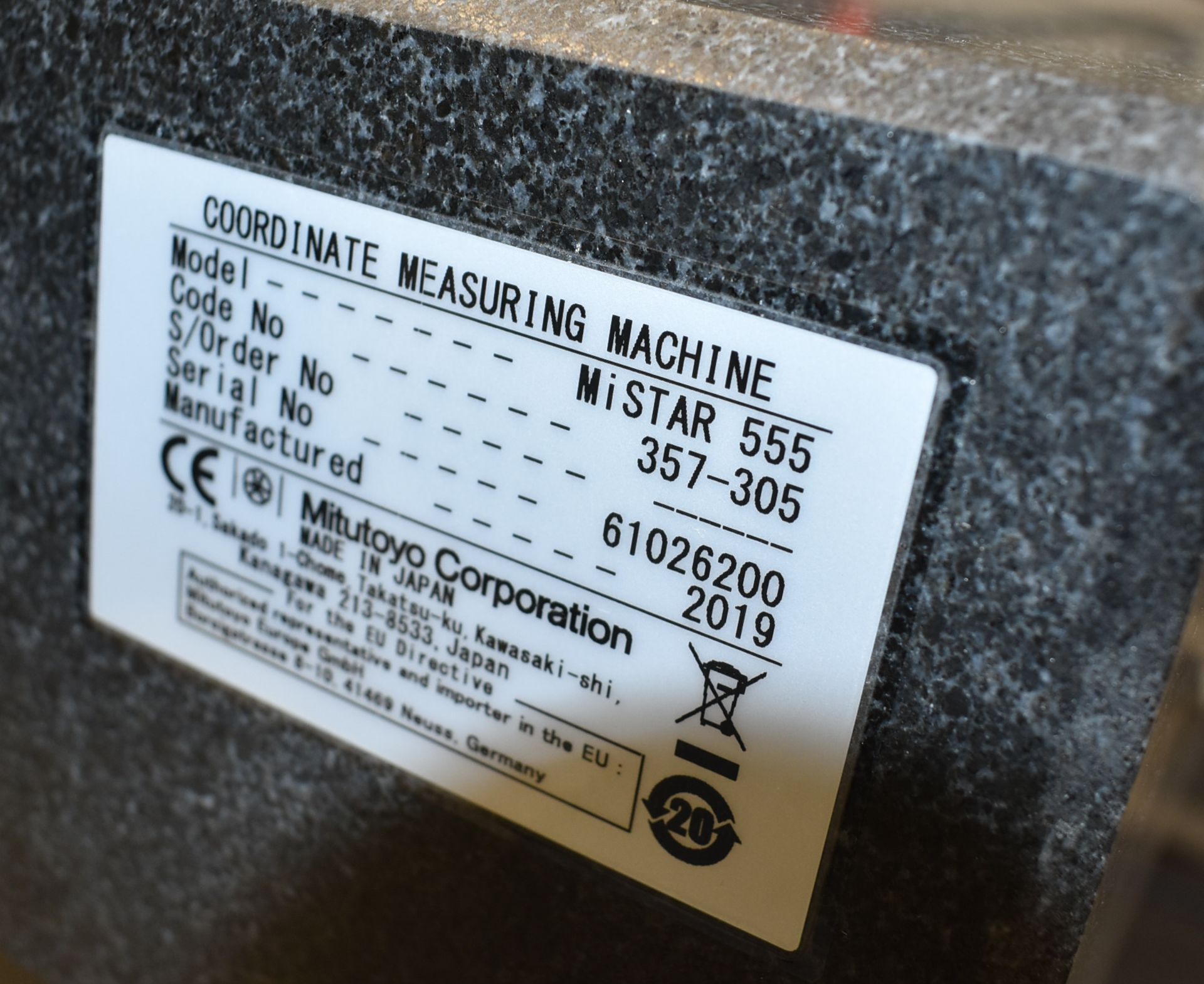 MITUTOYO (2019) Mi STAR 555 CMM shop floor cantilever type coordinate ...