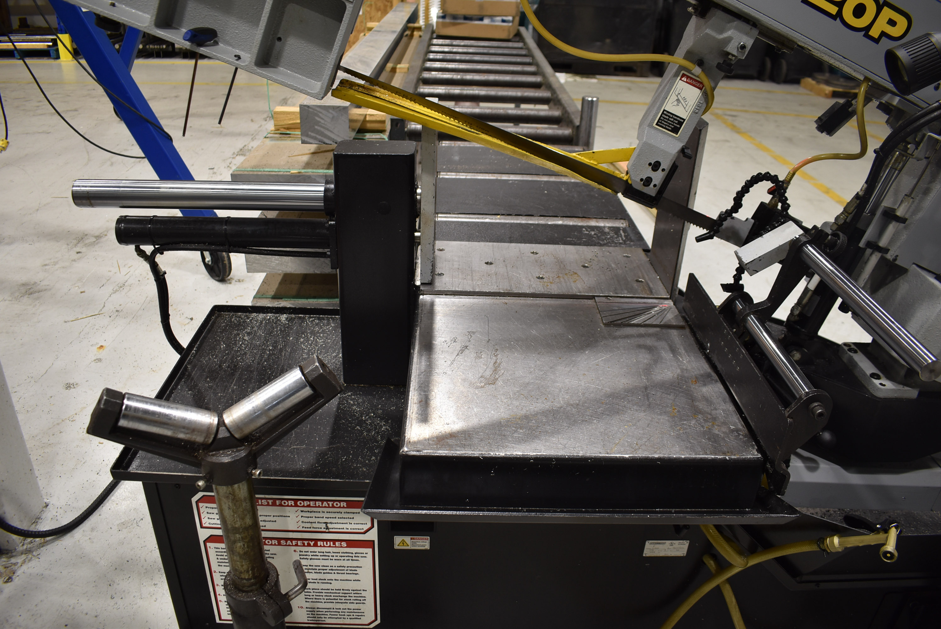 HYD-MECH (2017) S20P semi-automatic scissor type horizontal pivot band ...