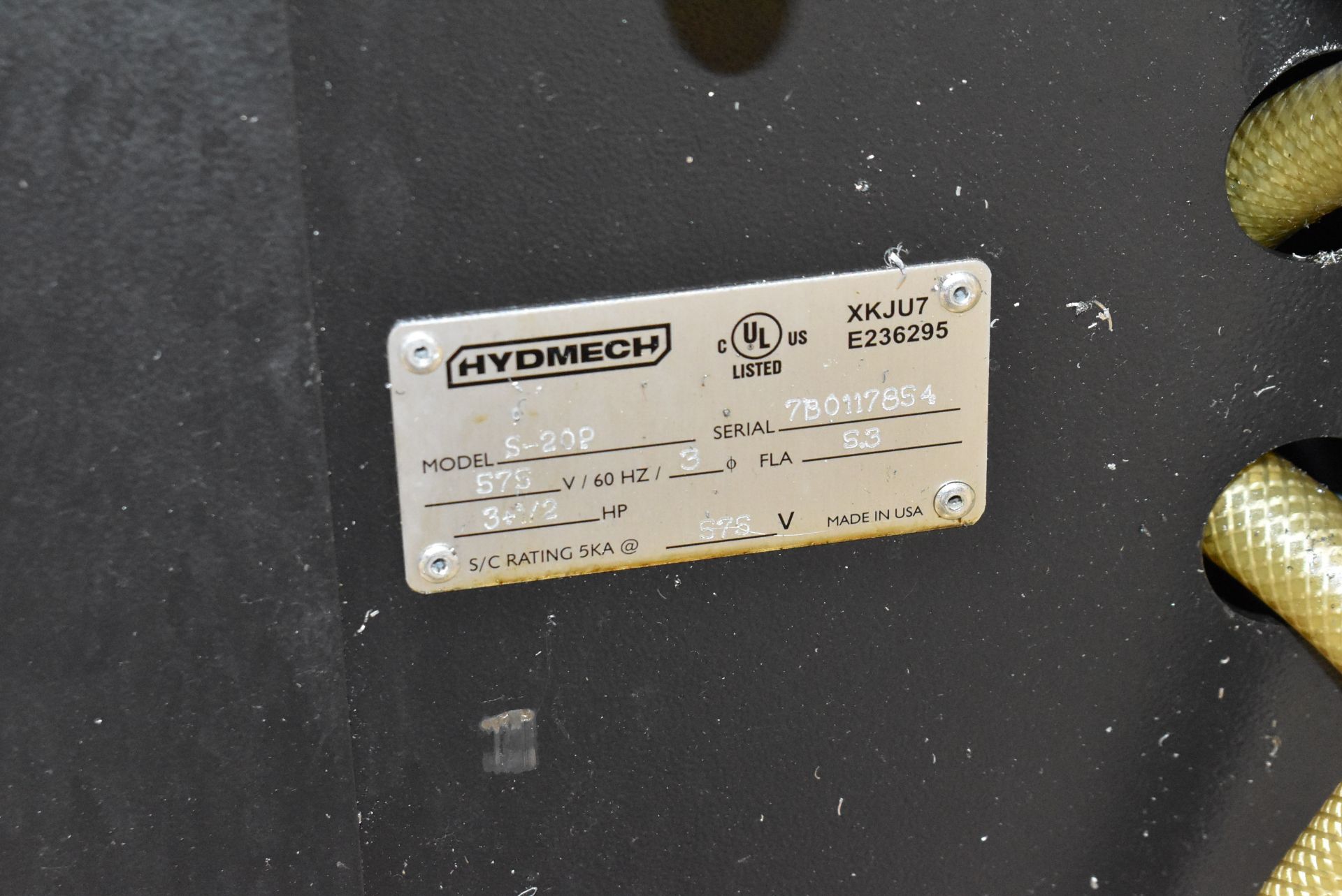 HYD-MECH (2017) S20P semi-automatic scissor type horizontal pivot band ...