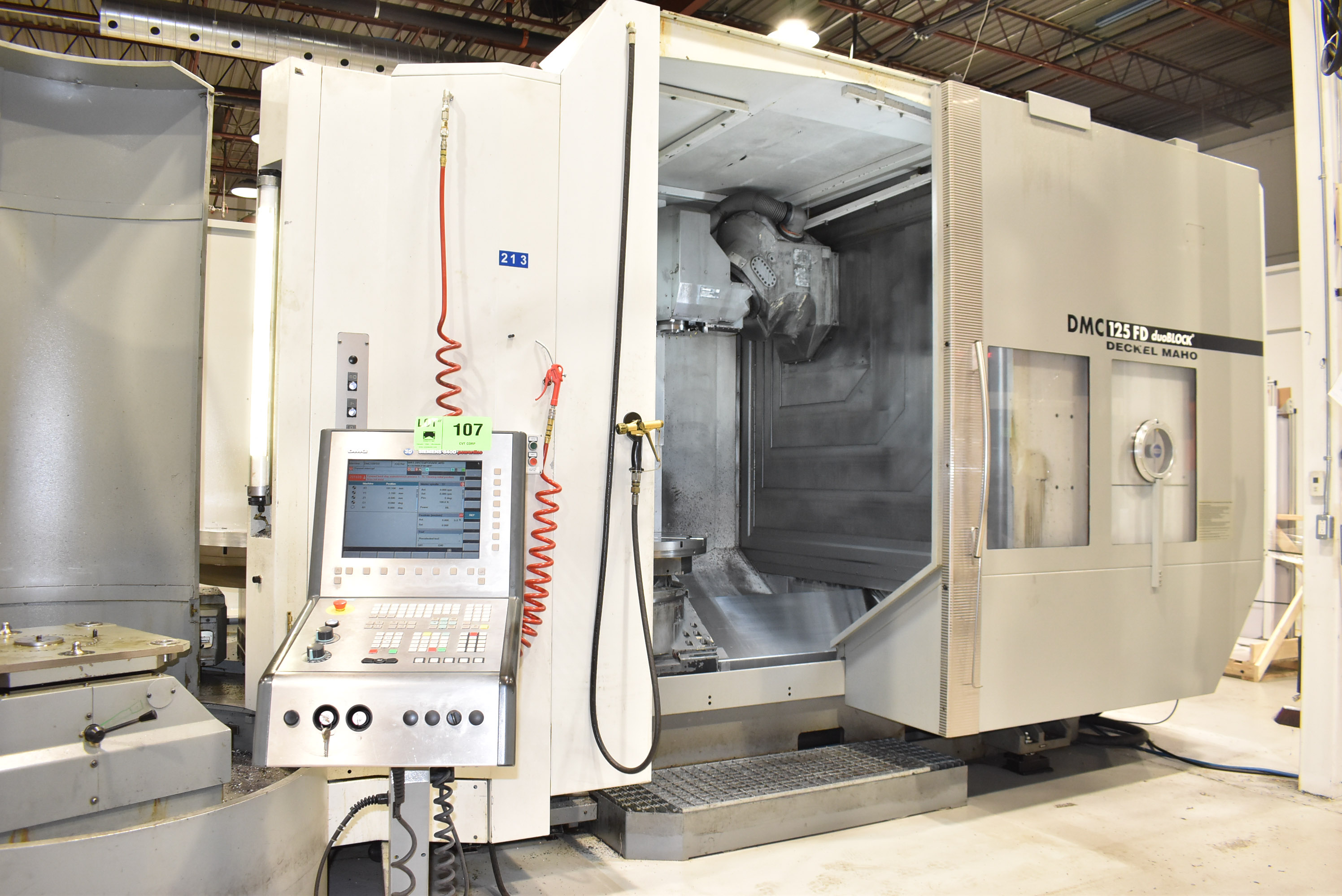DECKEL MAHO (2007) DMC125FD DUOBLOCK 5-axis CNC high precision, high ...