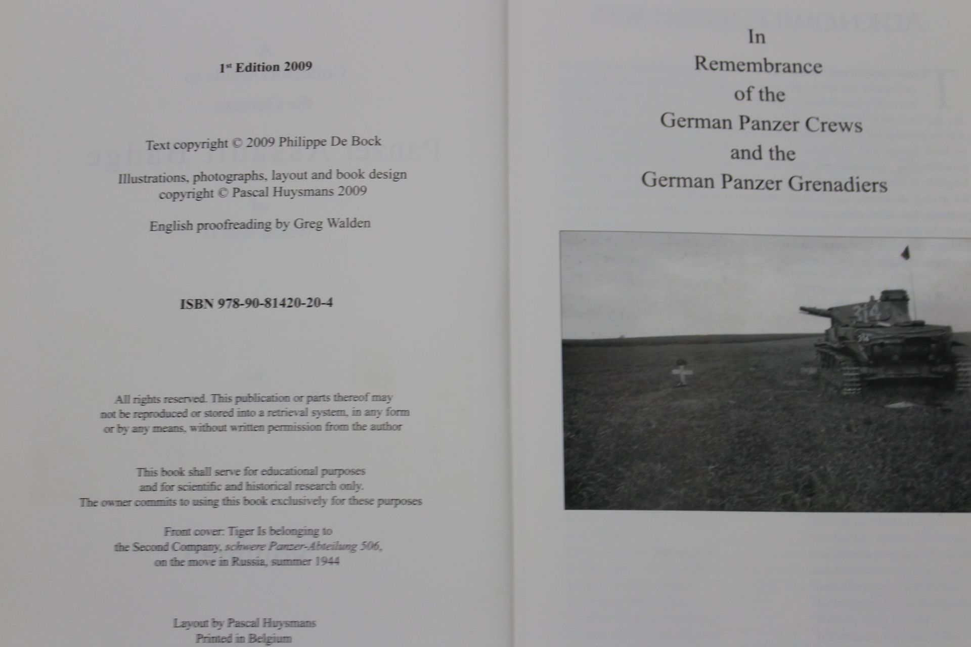 Phillipe de Bock ,The German Panzer Assault Badge, Collector's Guide ...