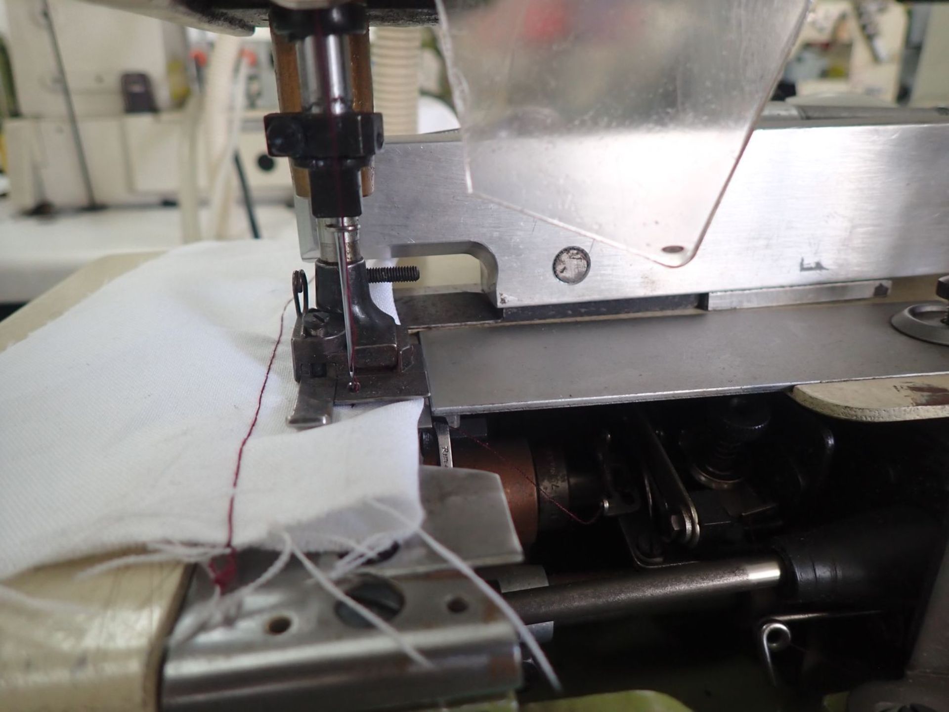 RIMOLDI 264-00-1MD-24 SINGLE NEEDLE FLATBED COVERSTITCH W/ PNEUMATIC ...