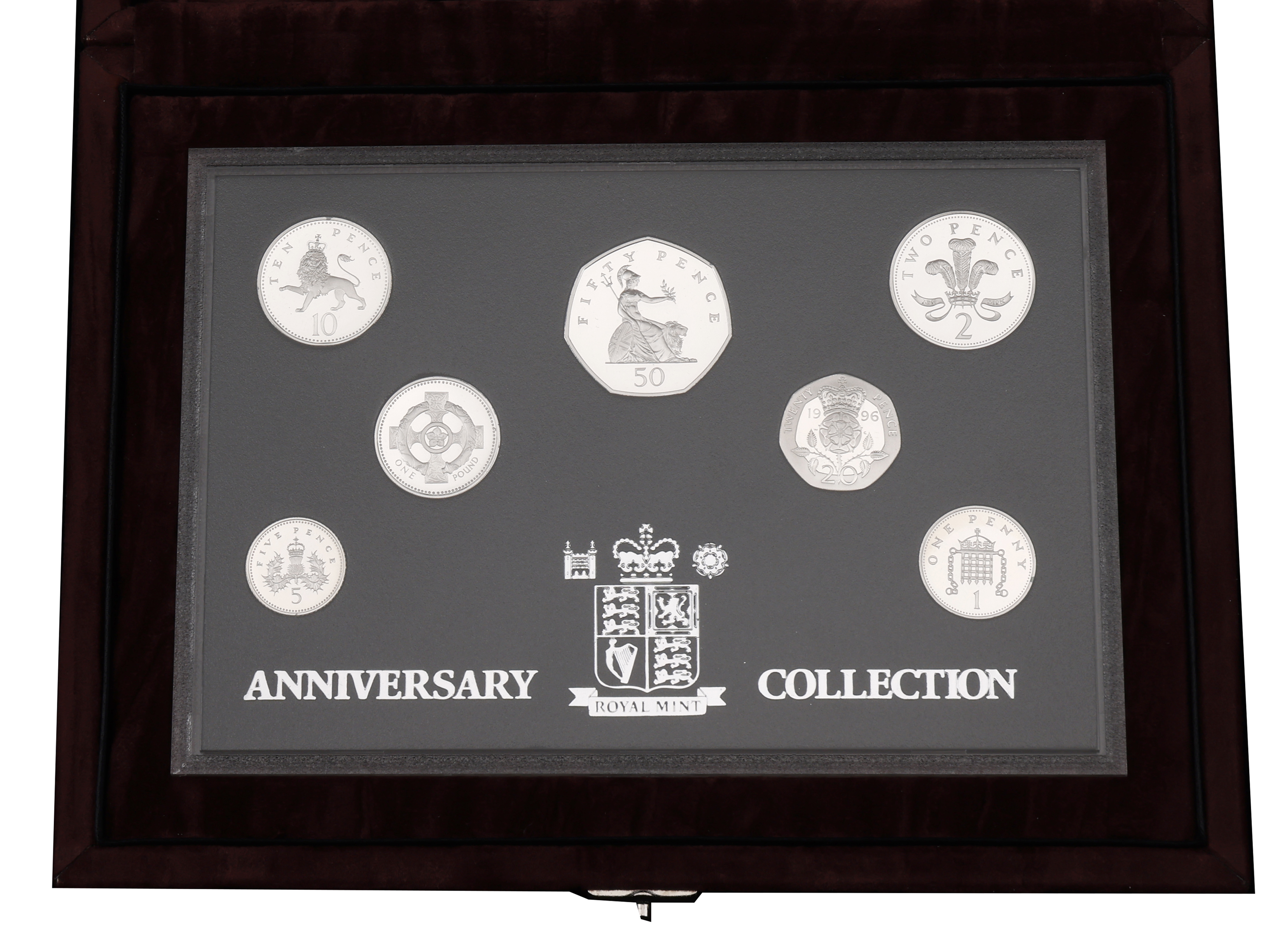 Elizabeth II (1952-2022), Silver Proof set, 1996, 25th Anniversary of ...