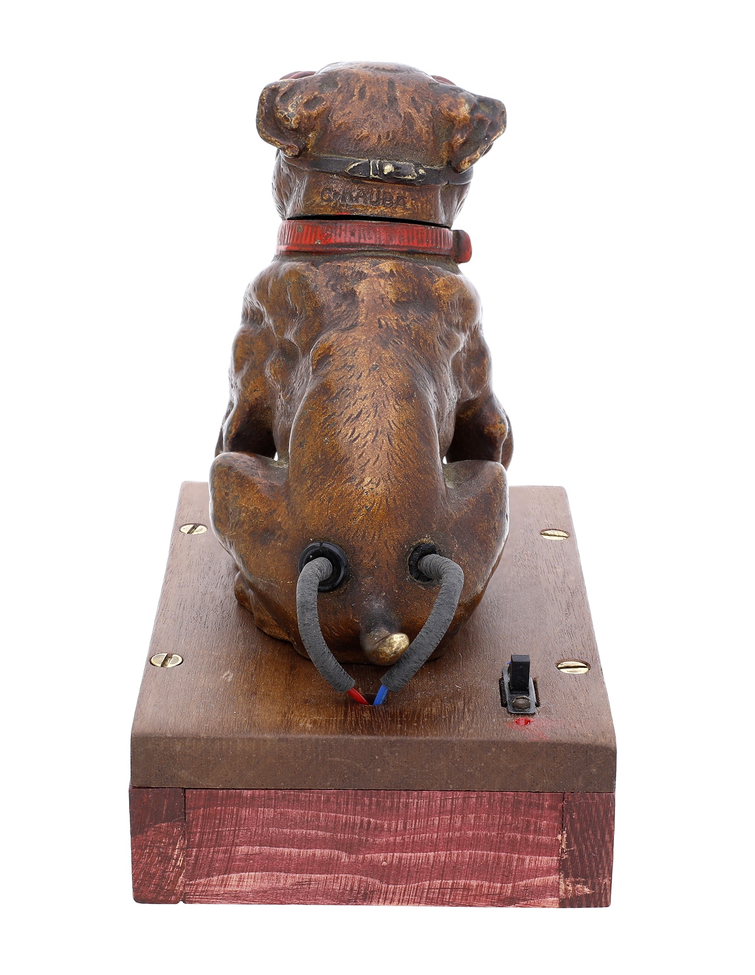 An Austrian cold painted bronze bulldog car mascot, by Carl Kauba ...