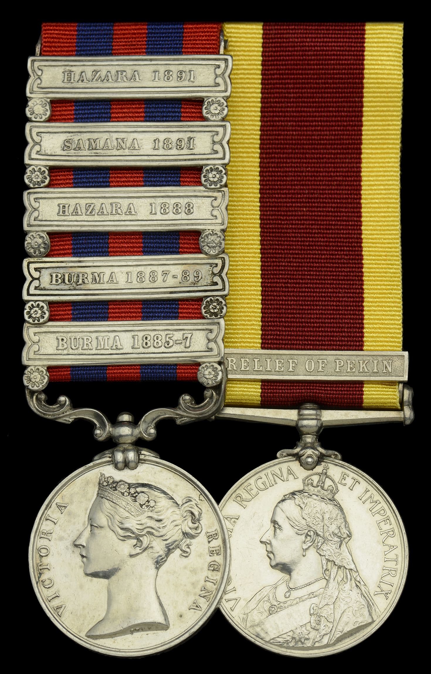 Pair: Commissary L. Walters, Supply & Transport Corps, late 75th Regiment, Dorsetshire Regiment a