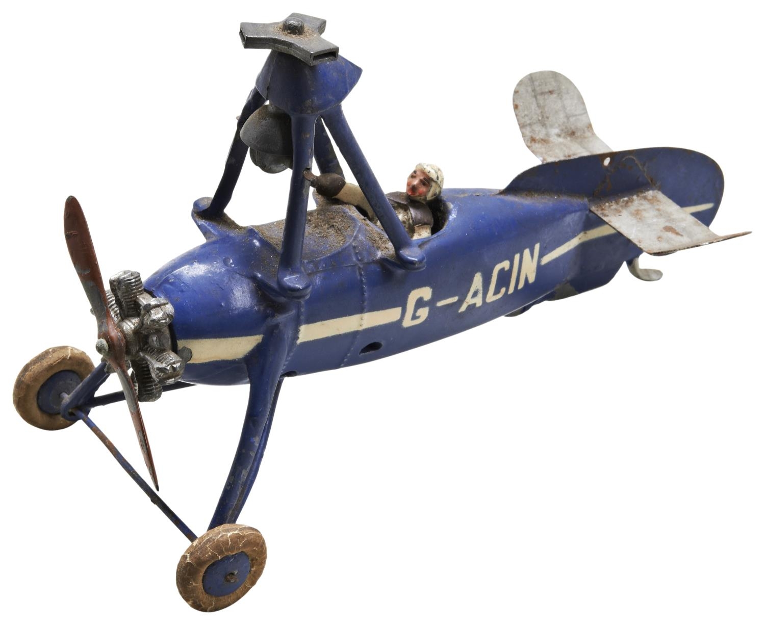 A BRITAINS DIECAST AND TINPLATE MODEL OF THE CIERVA C30P, G-ACIN ...