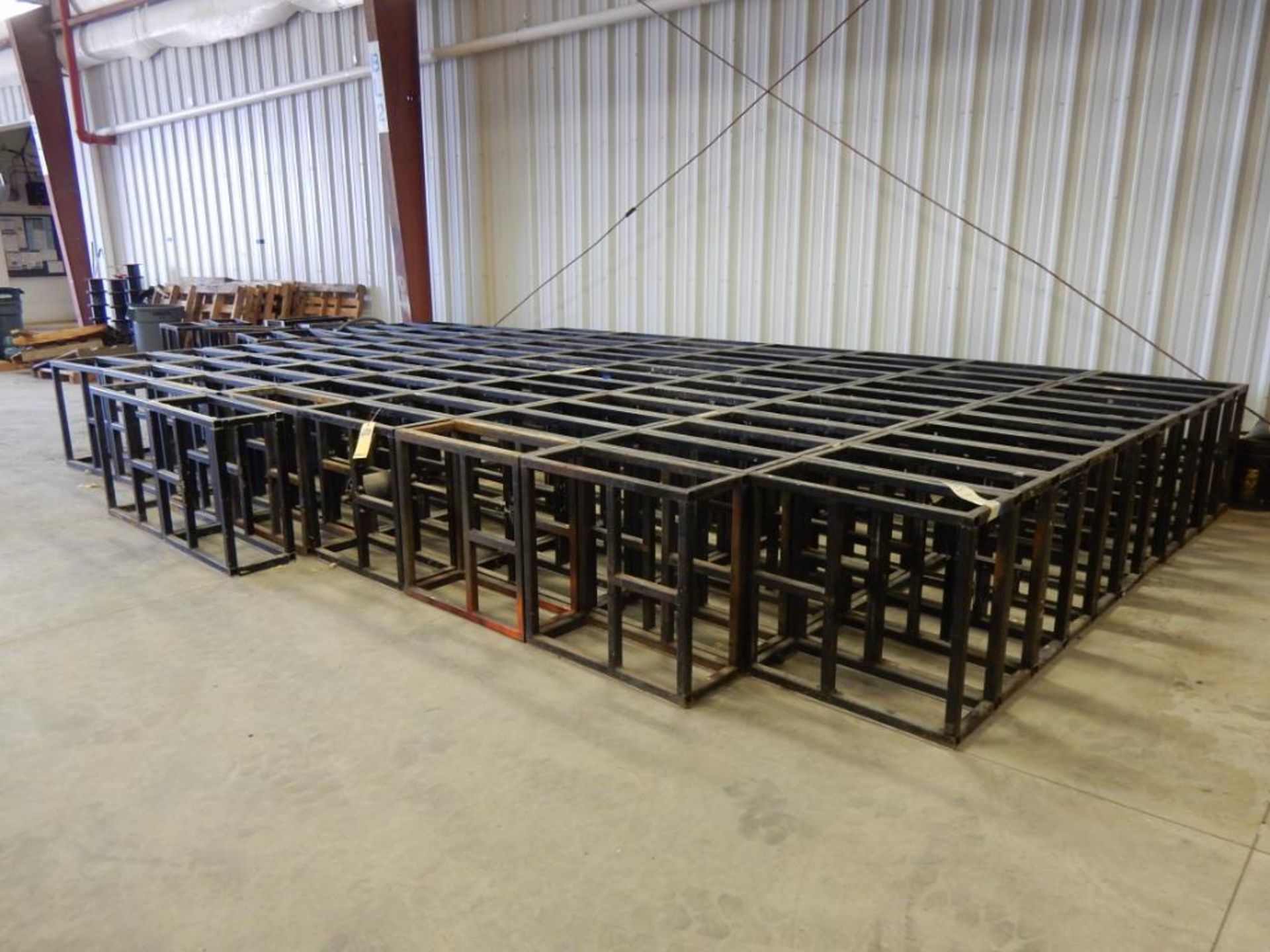 APPROX. (105+) 13" X 30" X 29" WELDED STEEL FRAME STANDS
