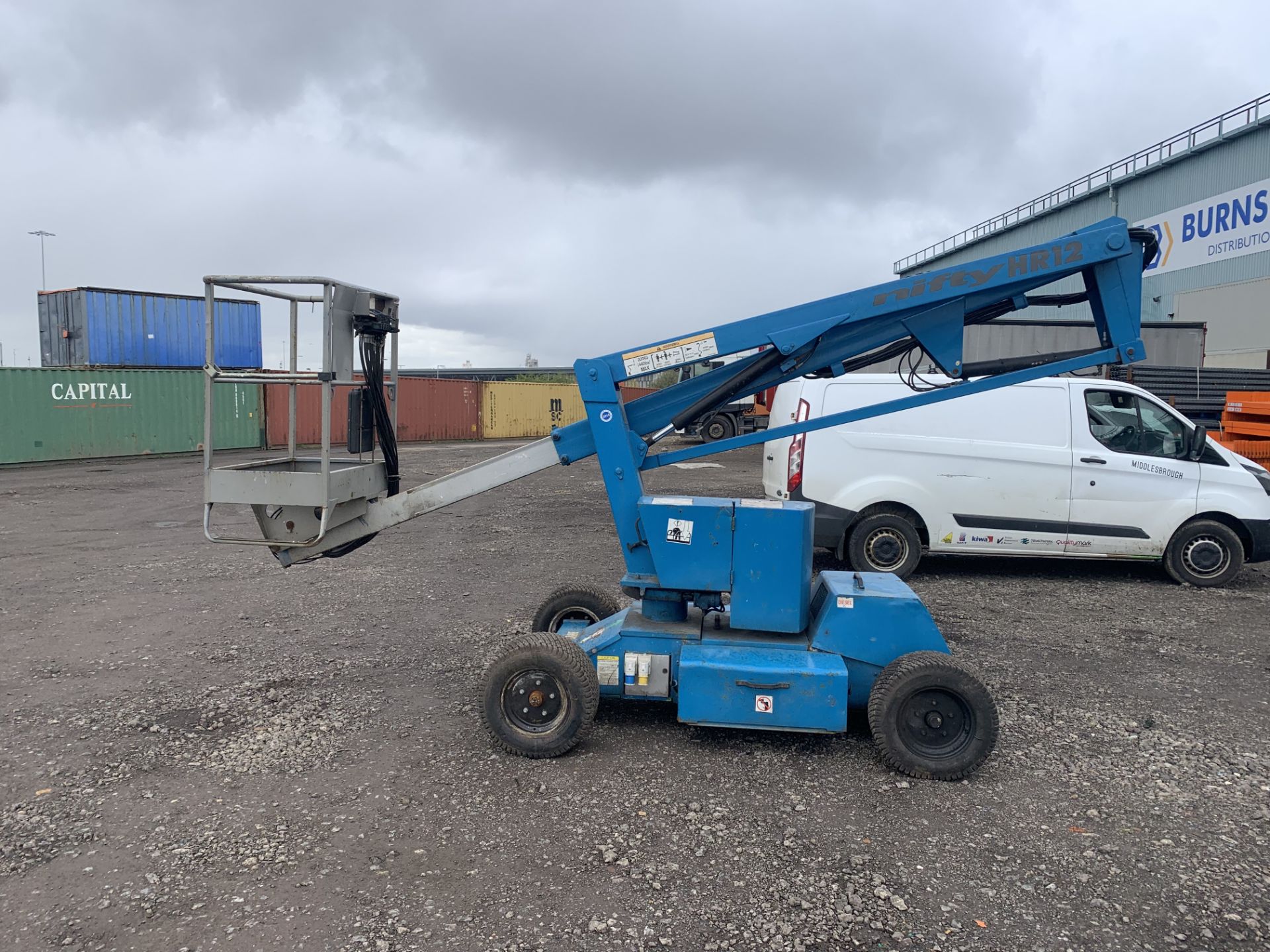 Nifty lift hr12 cherry picker Good working order Runs on diesel or ...