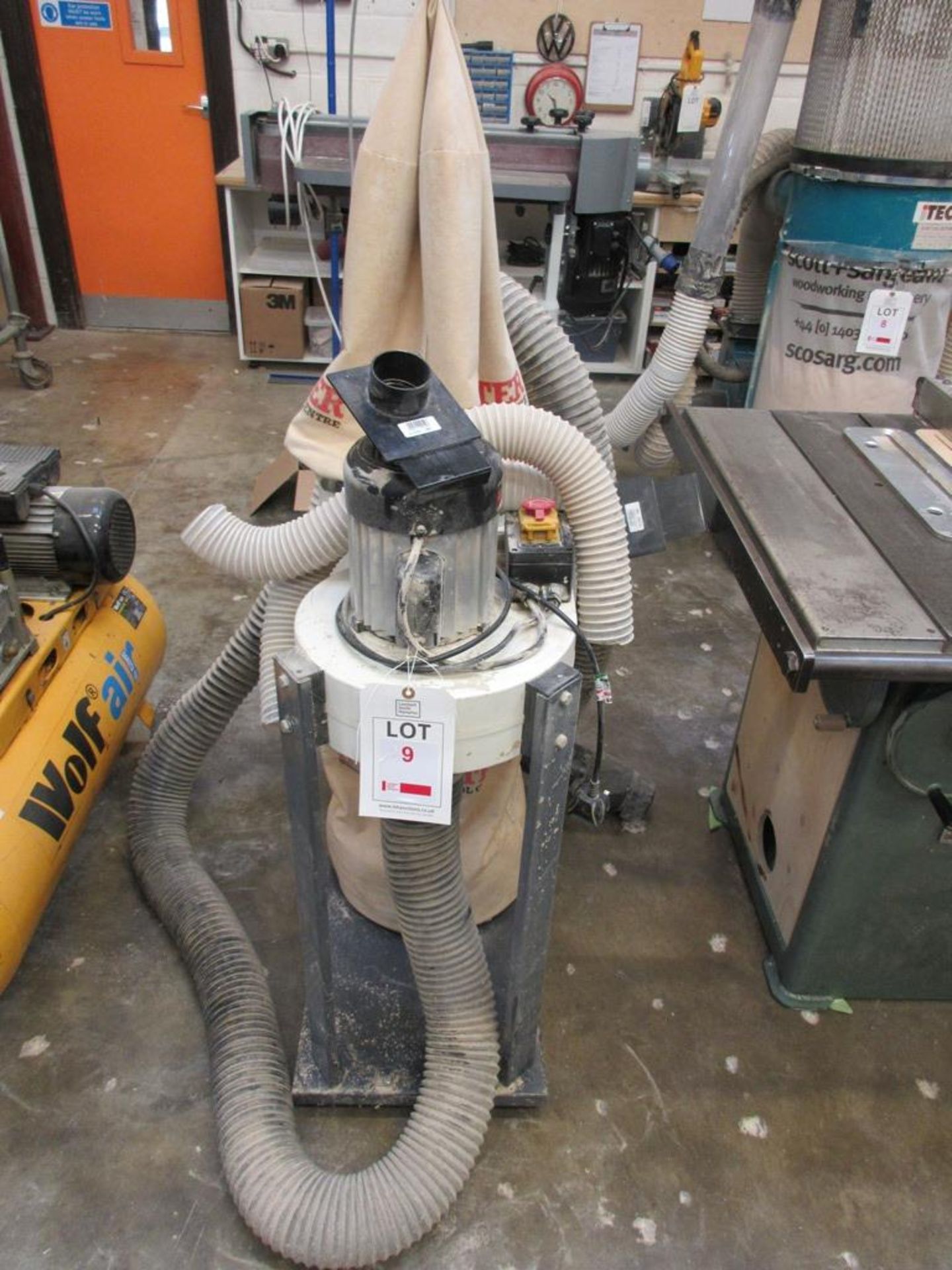 Axminster single bag dust extractor, 240v