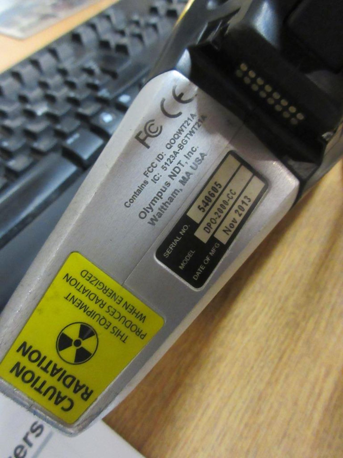 Olympus Innov-X hand held XRF analyser, model DPO-2000-CC, serial no ...