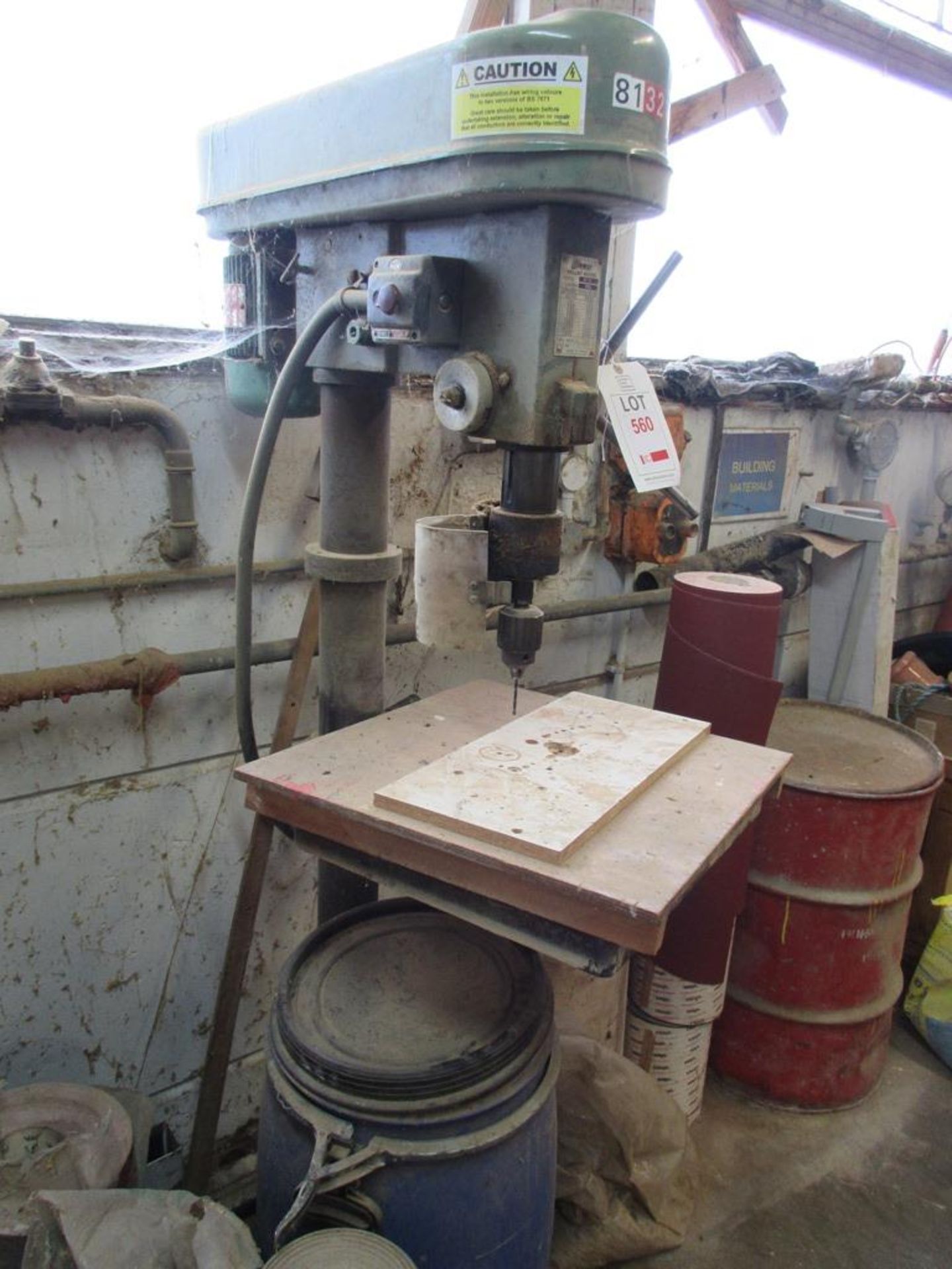 Winmax floor standing pillar drill, model CF-25, capacity 32mm, rise ...