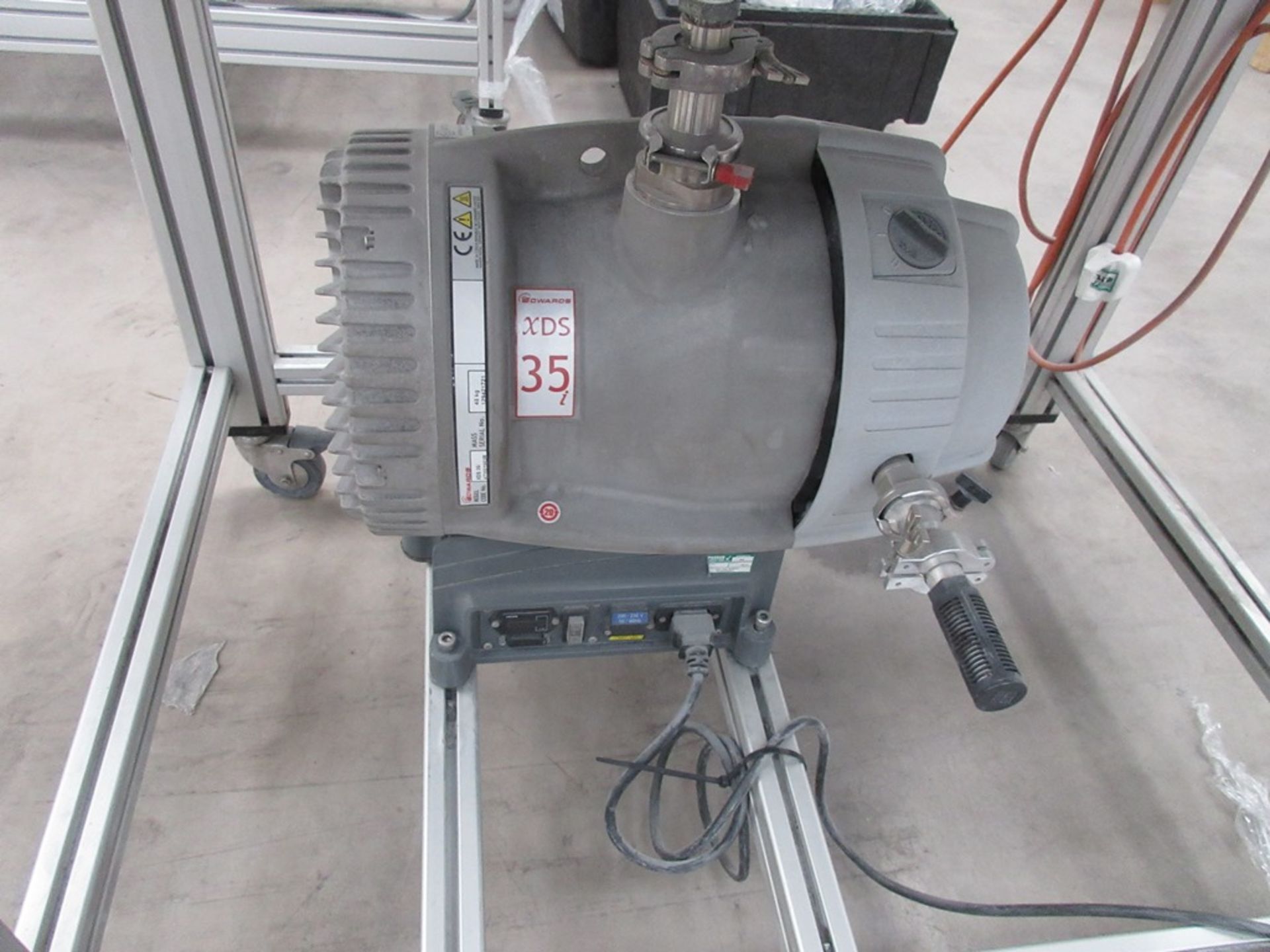 Edward XDS35i vacuum pump, mass 48kg, serial no. 129421721, with ...
