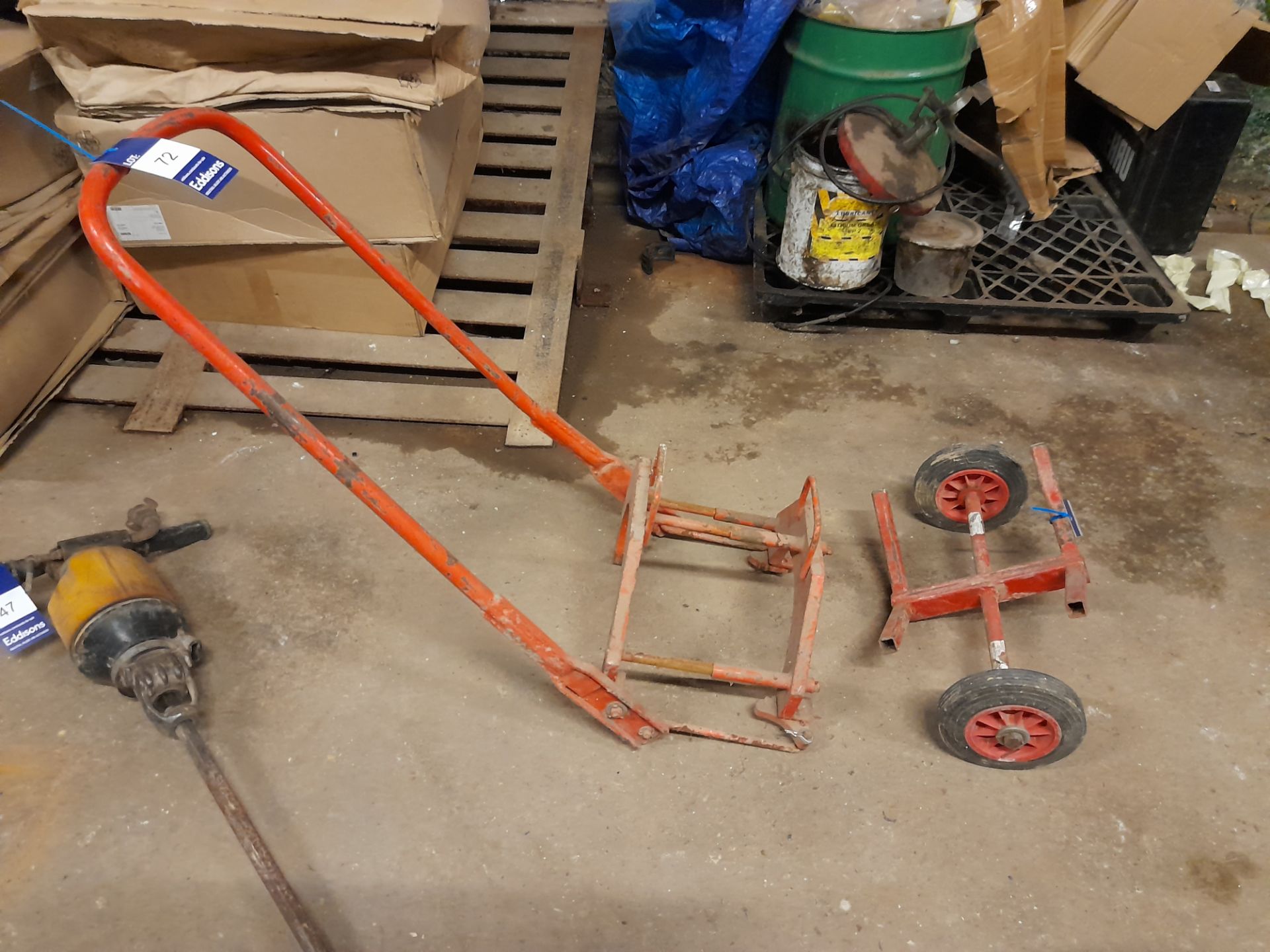 Rehman HS250 joint closing tool with 2 wheel pipe trolley