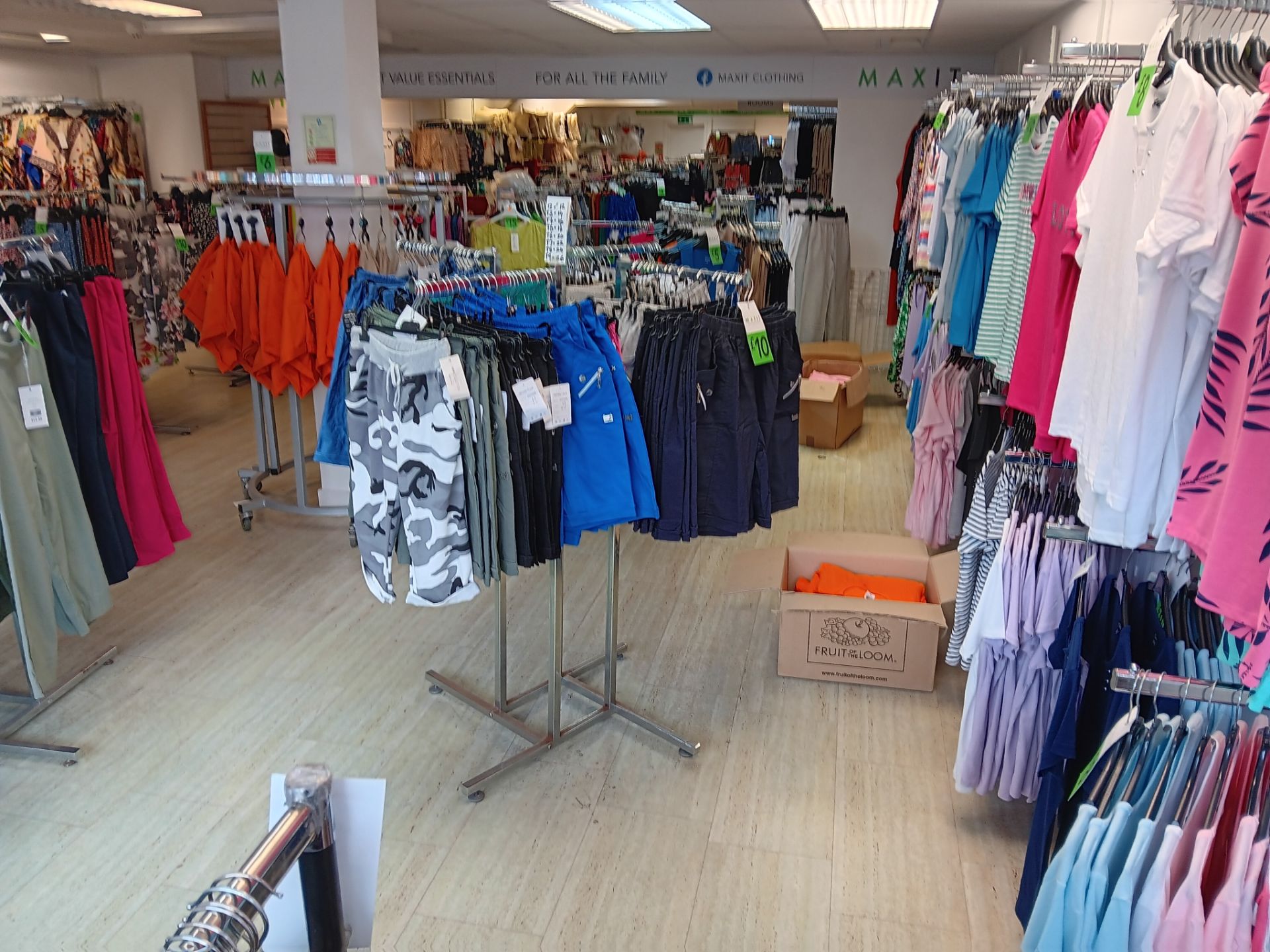 Loose Contents of Store Including Very Large Quantity of Clothing ...