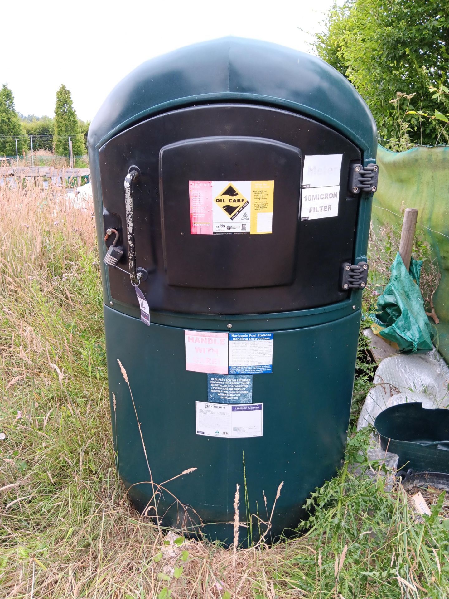 Harlequin 1300 Polypropylene bunded fuel tank, serial number 5215 (2016)