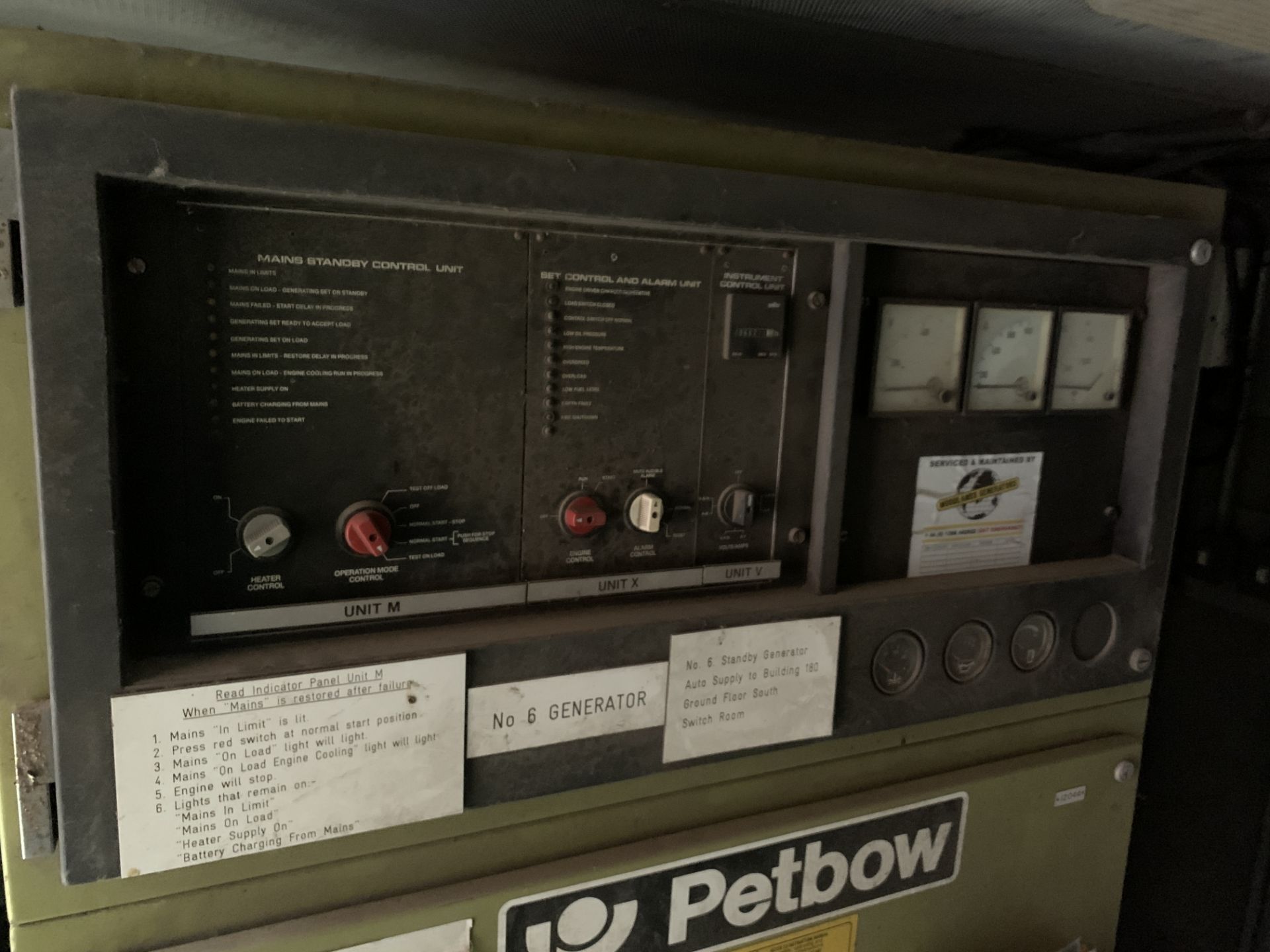 Petbow PowerCenter containerised generator with Rolls Royce V8 engine ...